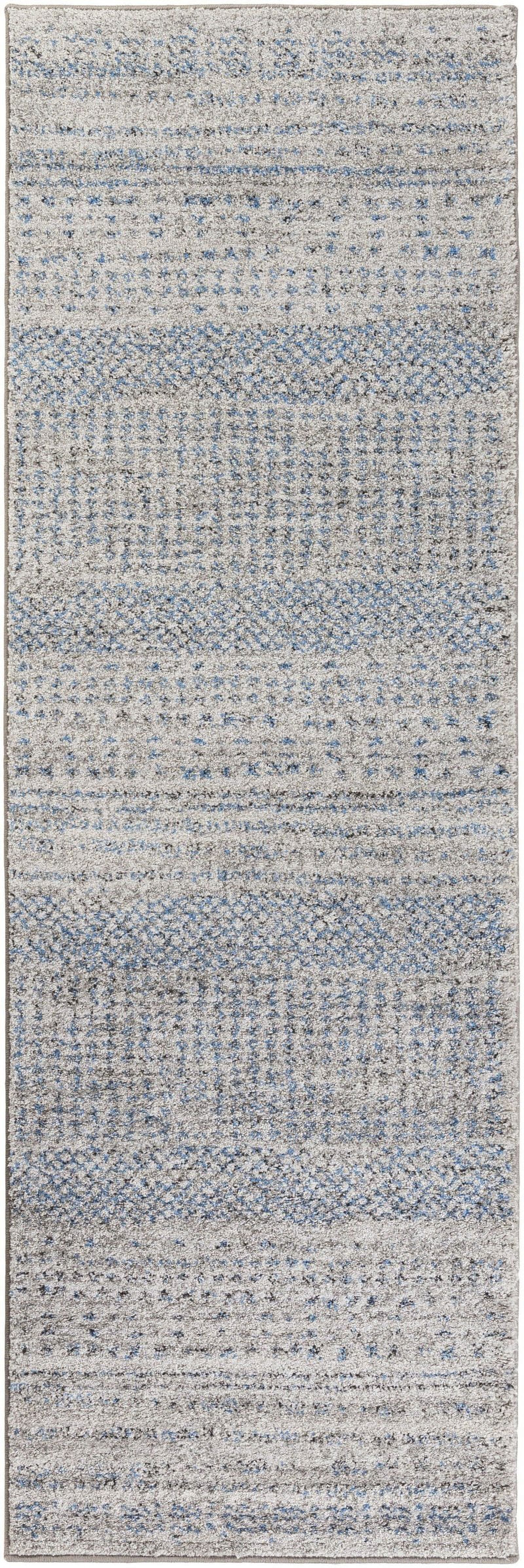 Mark&Day Area Rugs, 2x8 Oliver Modern Medium Gray Runner Area Rug (2'7 ...