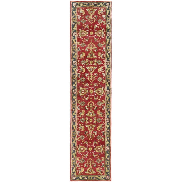 Mark&Day Area Rugs, 2x8 Palaiseau Traditional Bright Red Runner Area ...