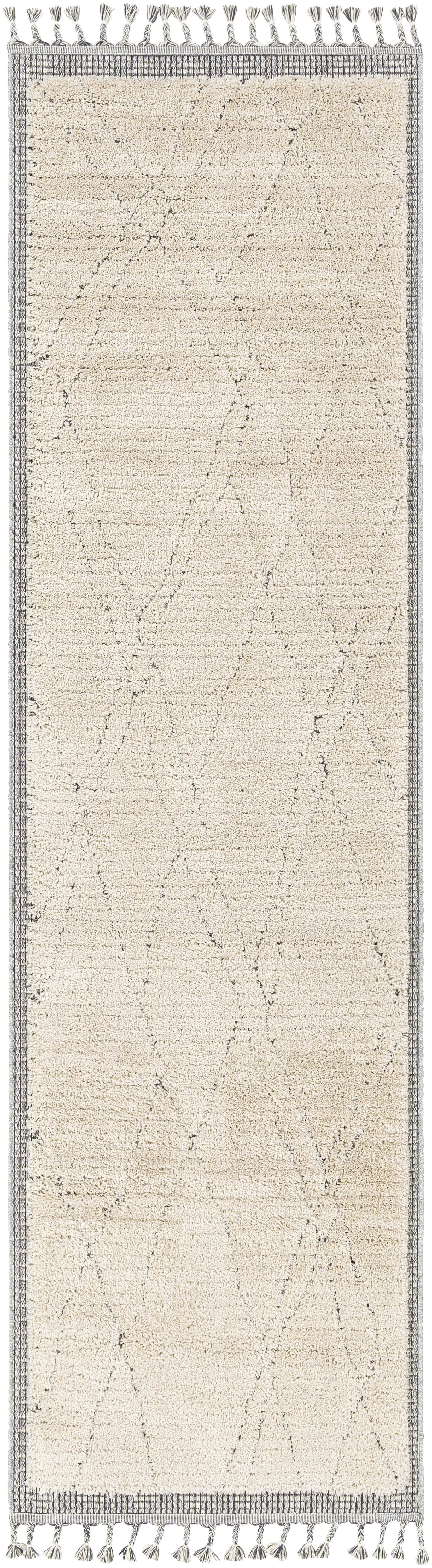 Mark&Day Area Rugs, 3x10 Wayland Global Beige Runner Area Rug, Beige ...
