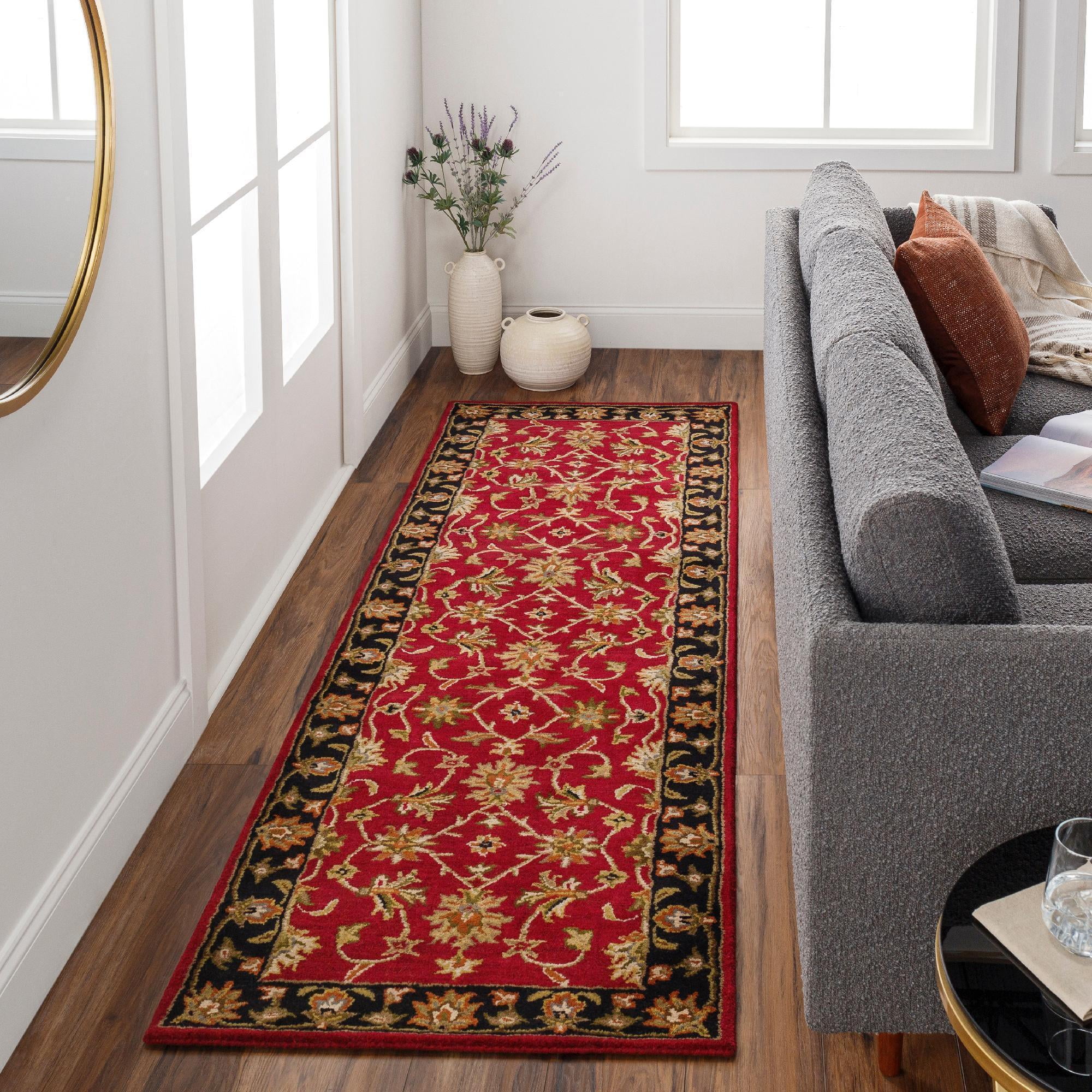 Mark&Day Area Rugs, 3x12 Forli Traditional Garnet Runner Area Rug (3' x ...