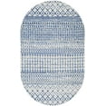 Mark&Day Area Rugs, 3x5 Louise Global Denim Oval Area Rug (3' x 5' Oval ...