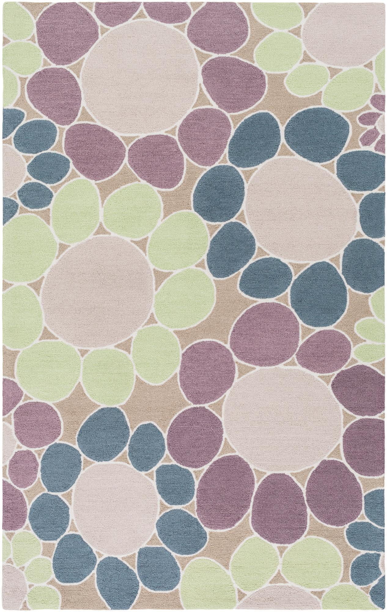 Mark&Day Area Rugs, 3x5 Paonia Modern Mauve Area Rug (3' x 5 ...