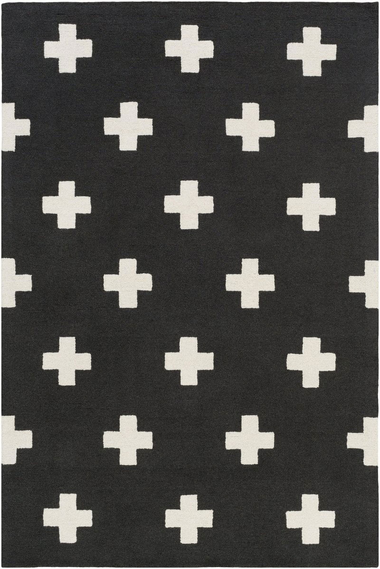 Mark&Day Area Rugs, 3x5 Sardinia Modern Black Area Rug (3' x 5 ...
