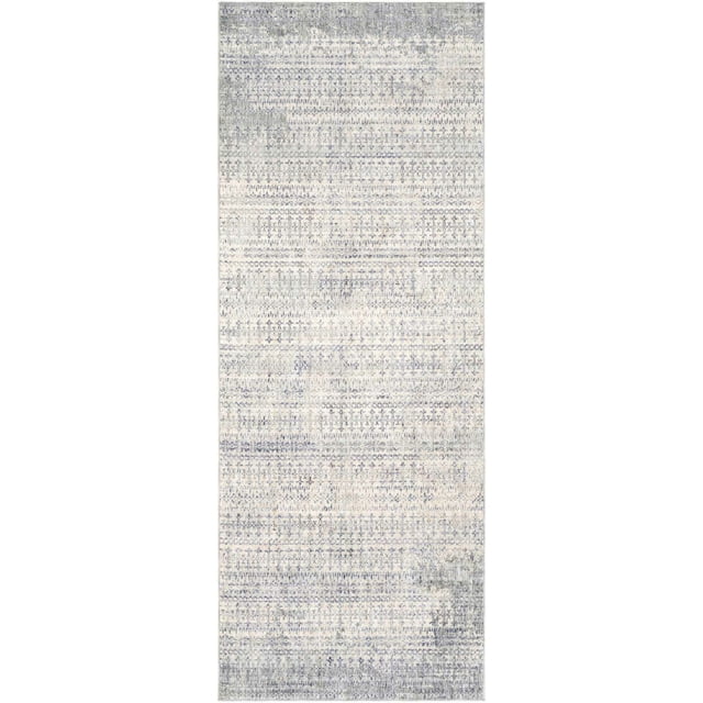 Mark&Day Area Rugs, 3x8 Altena Modern Pale Blue Runner Area Rug (3'3" x ...
