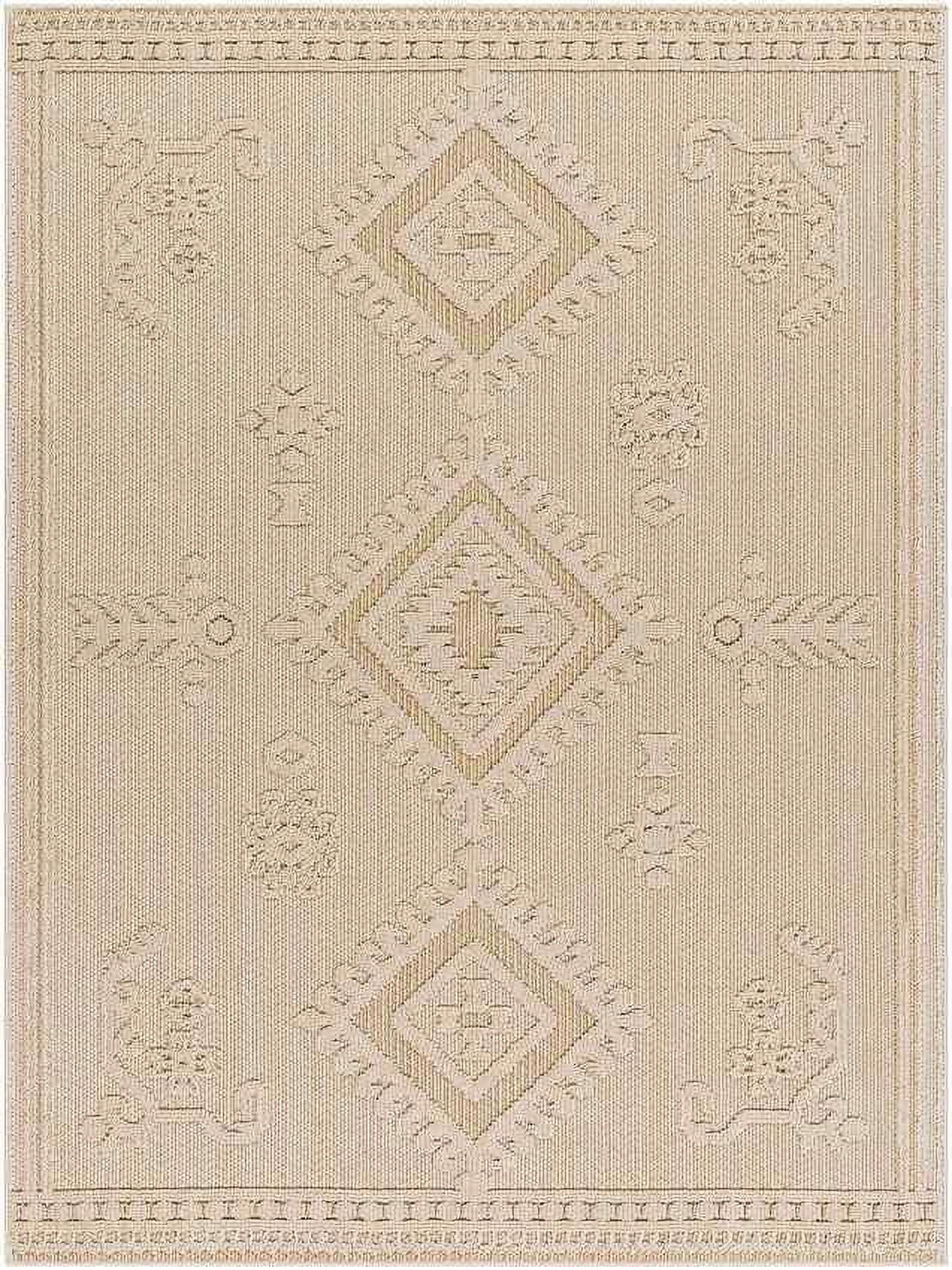 Mark&Day Area Rugs, 3x8 Jacquelynn Modern Light Brown Runner Area Rug ...