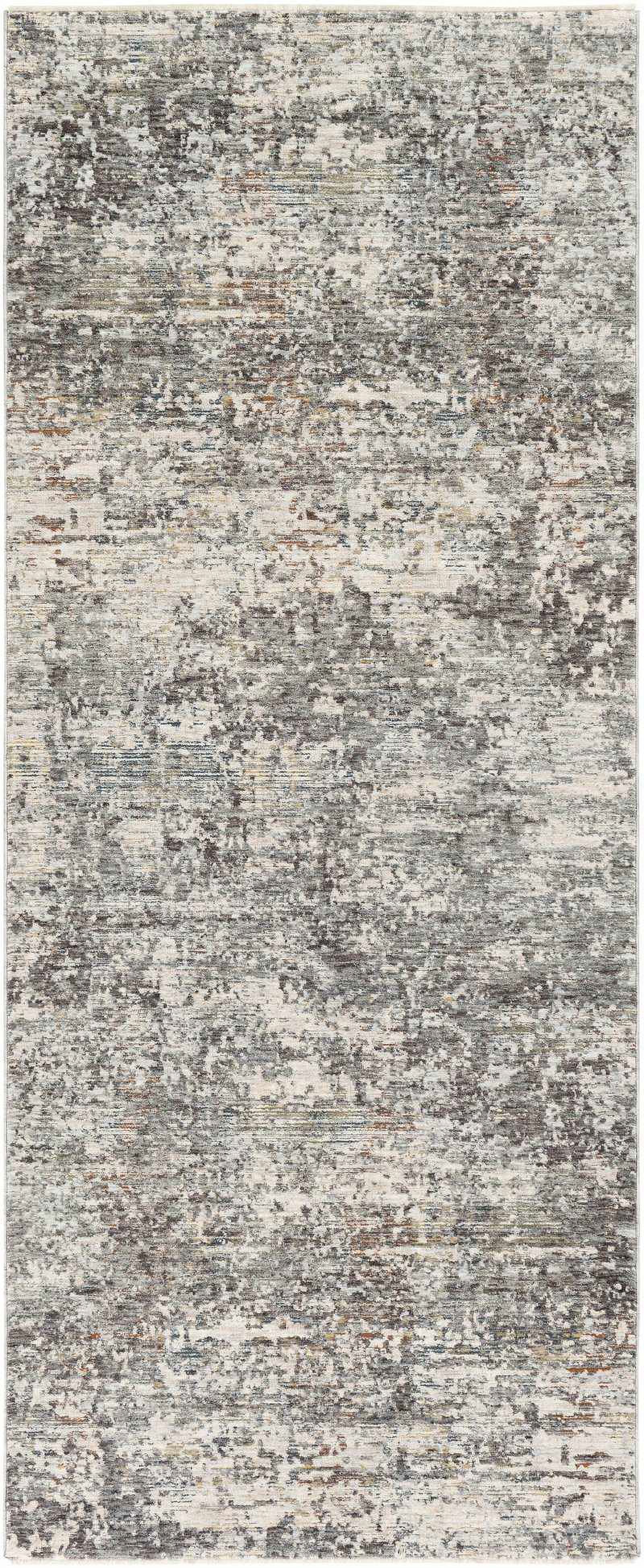 Mark&Day Area Rugs, 3x8 Jellum Modern Medium Gray Runner Area Rug (3'3 ...