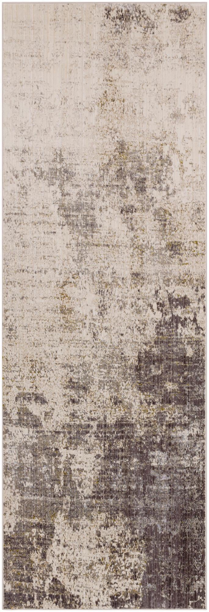 Mark & Day Muret Modern Beige Runner Rug, 3'3" x 9'2", Stain Resistant ...