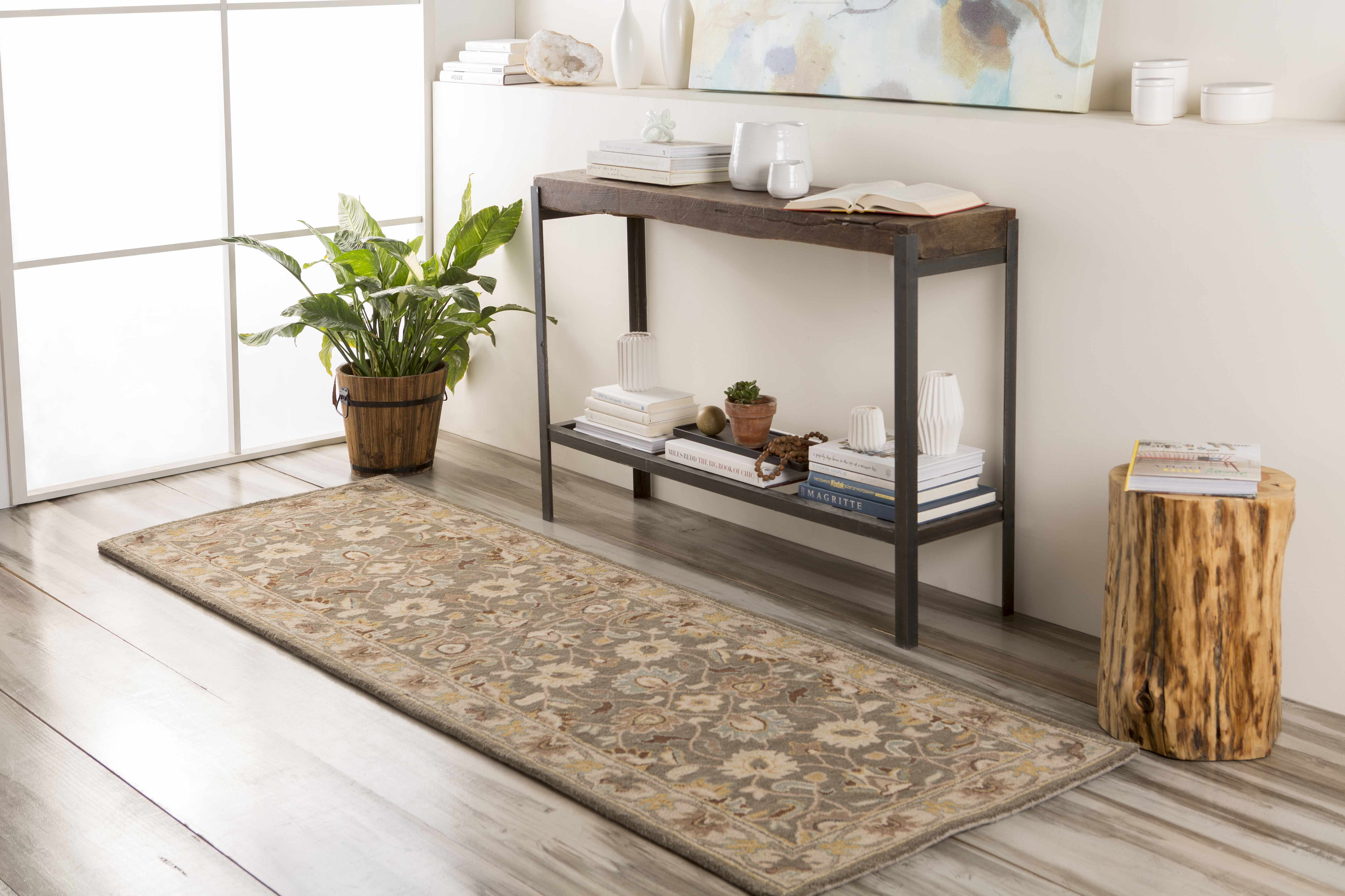 Mark&Day Area Rugs, 4x4 Paris Traditional Khaki Square Area Rug (4 ...