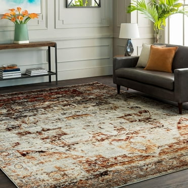 Mark&Day Area Rugs, 4x5 Candee Traditional Taupe Area Rug (3'10" x 5'7 ...
