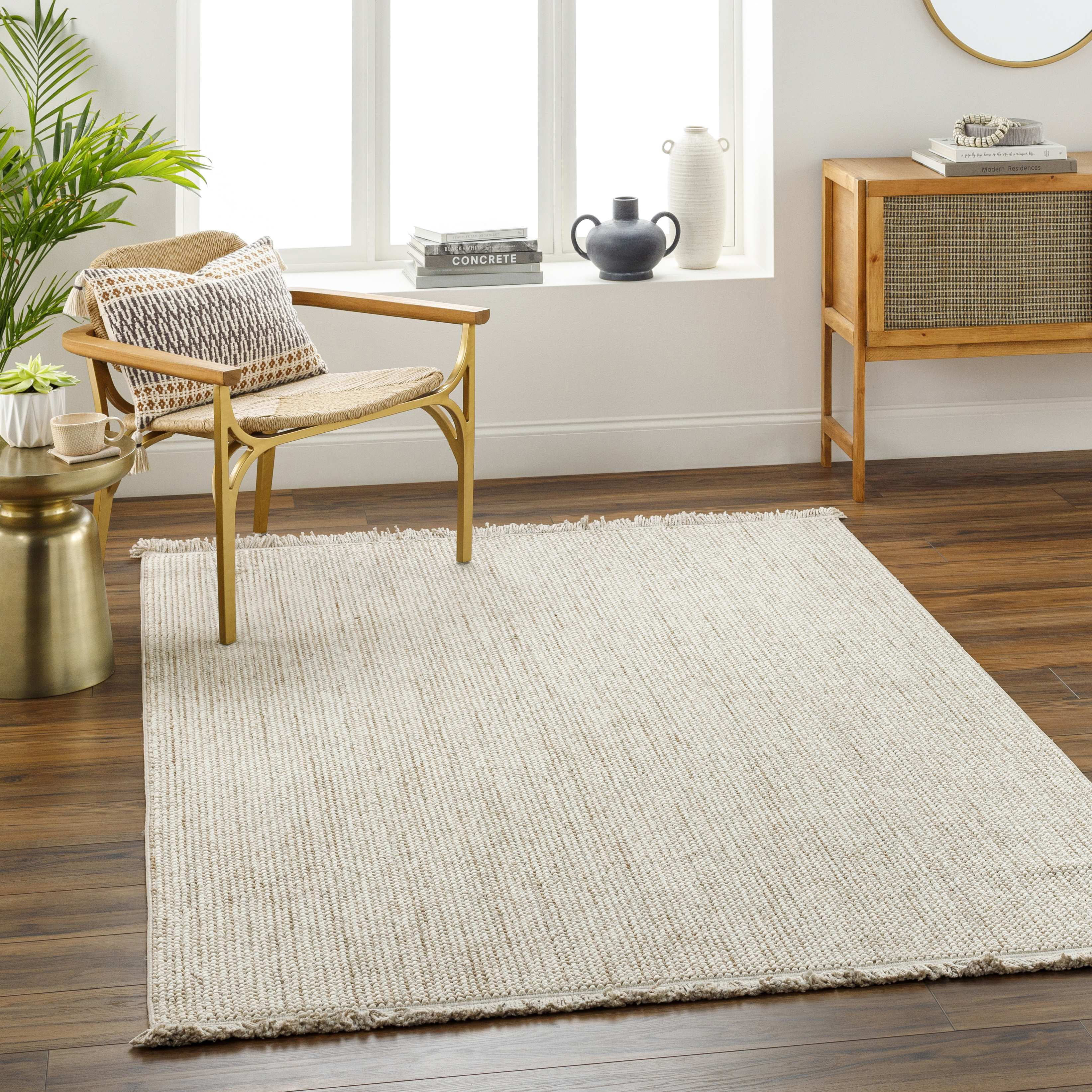 Mark&Day Area Rugs, 4x5 Mikio Global Tan Area Rug (3'10" x 5'7 ...