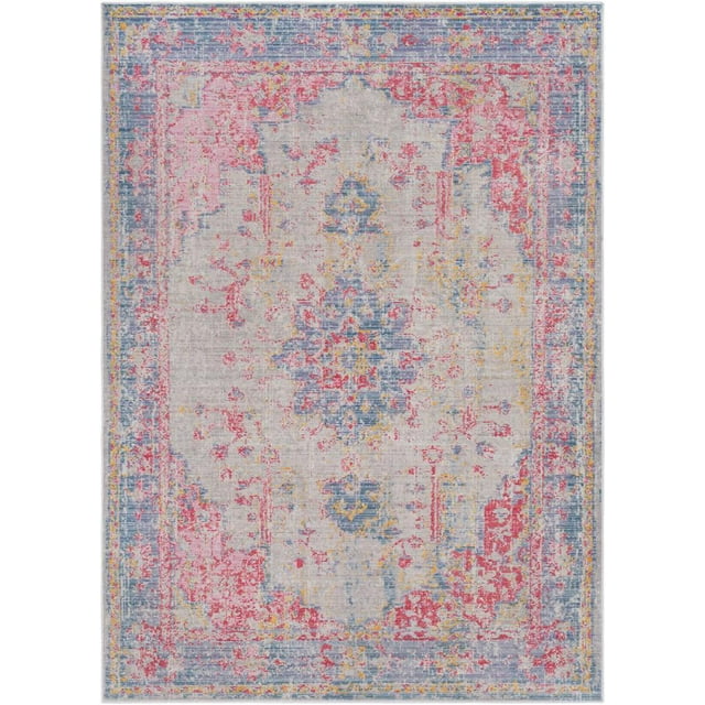 Mark&Day Area Rugs, 4x6 Everly Traditional Blue Area Rug (3'11" x 5'9 ...