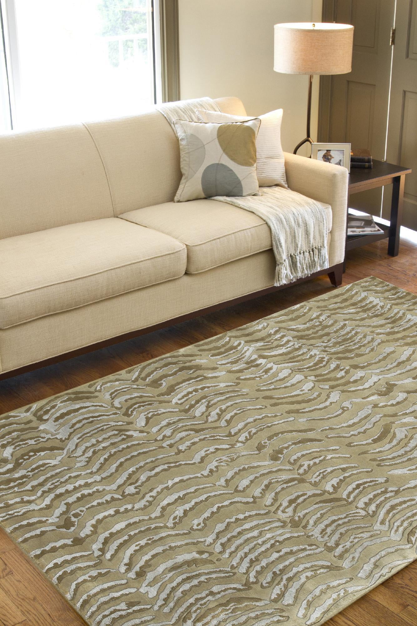 Mark&Day Area Rugs, 4x6 Simla Modern Beige Area Rug (4' x 6') - Walmart.com