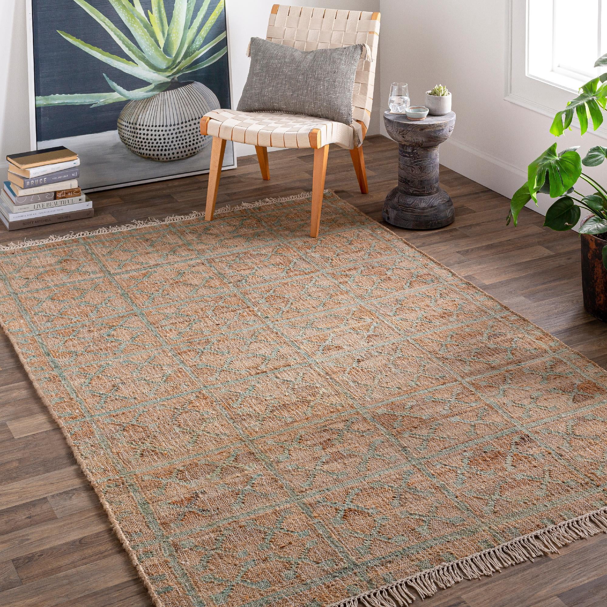 Mark&Day Area Rugs, 4x6 Treviso Cottage Khaki Area Rug (4' x 6 ...