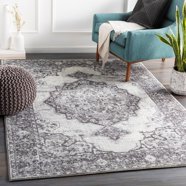 Mark&Day Area Rugs, 6x9 Geelbroek Traditional Black Area Rug (6'7" x 9 ...