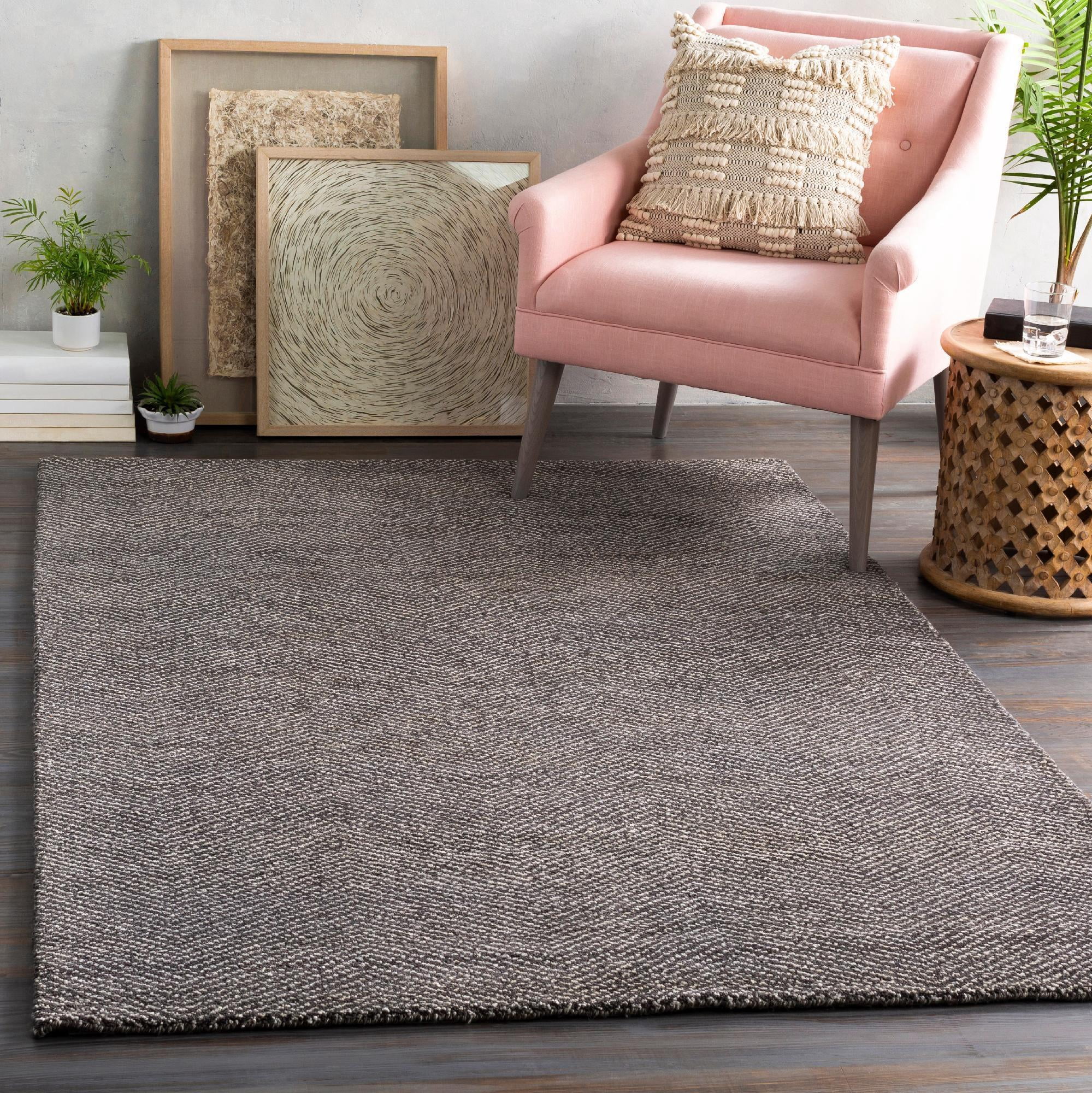 Mark&Day Area Rugs, 5x7 Brigg Modern Charcoal Area Rug (5' x 7'6 ...