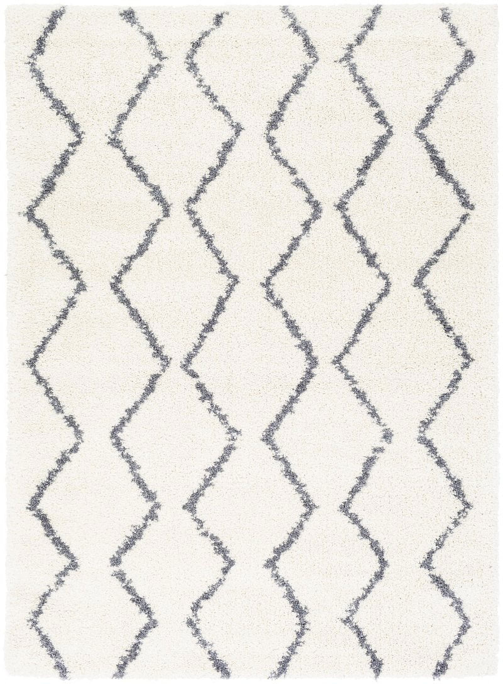 Mark&Day Area Rugs, 5x7 Brittany Bohemian White Area Rug (5'3" x 7'3 ...