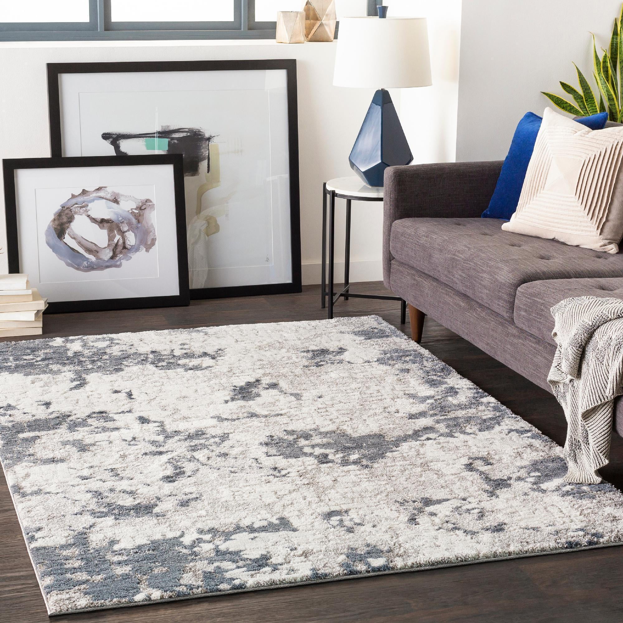 Mark&Day Area Rugs, 5x7 Chevy Modern Denim Area Rug (5'3" x 7'3 ...