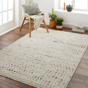 Mark&Day Area Rugs, 5x7 Bouton Modern Ivory Area Rug (5'3" x 7 ...