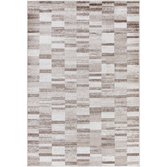 Mark&Day Area Rugs, 6x9 Burnside Modern Beige Area Rug, Black Beige ...