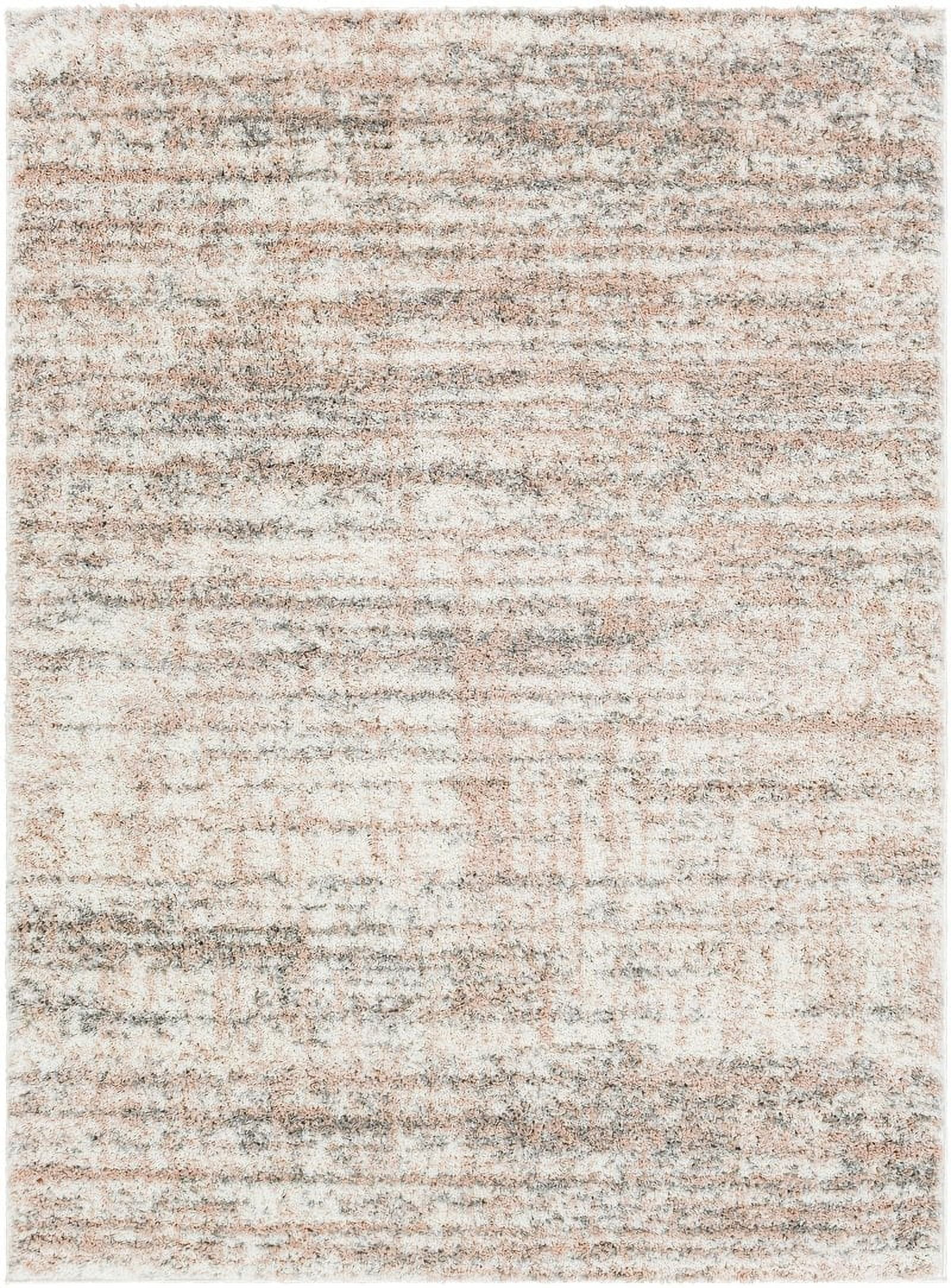 Mark&Day Area Rugs, 5x7 Ilpendam Modern Pale Pink Area Rug (5'3" x 7'3 ...