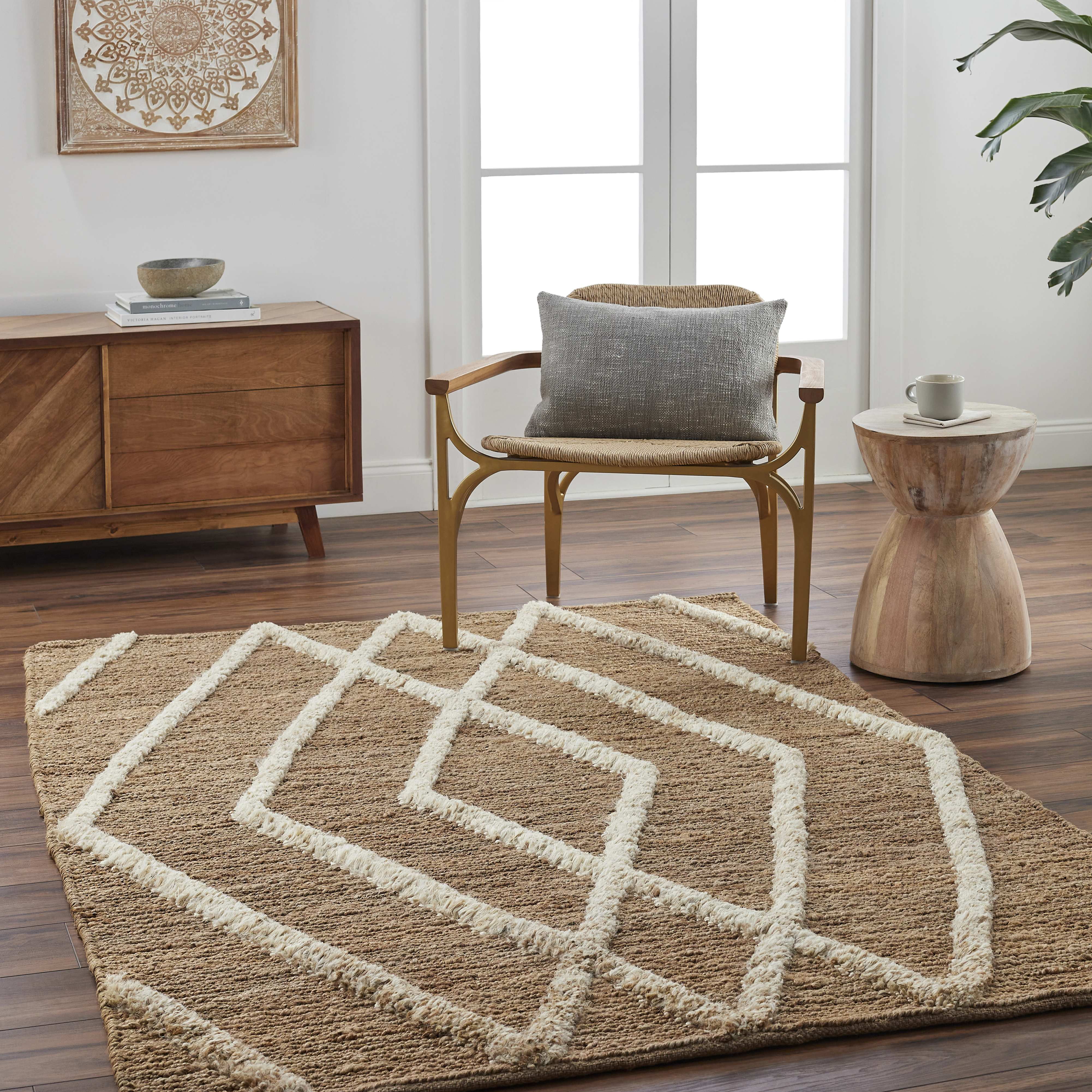 Mark&Day Area Rugs, 5x7 Isabel Global Apricot Area Rug (5' x 7'6 ...