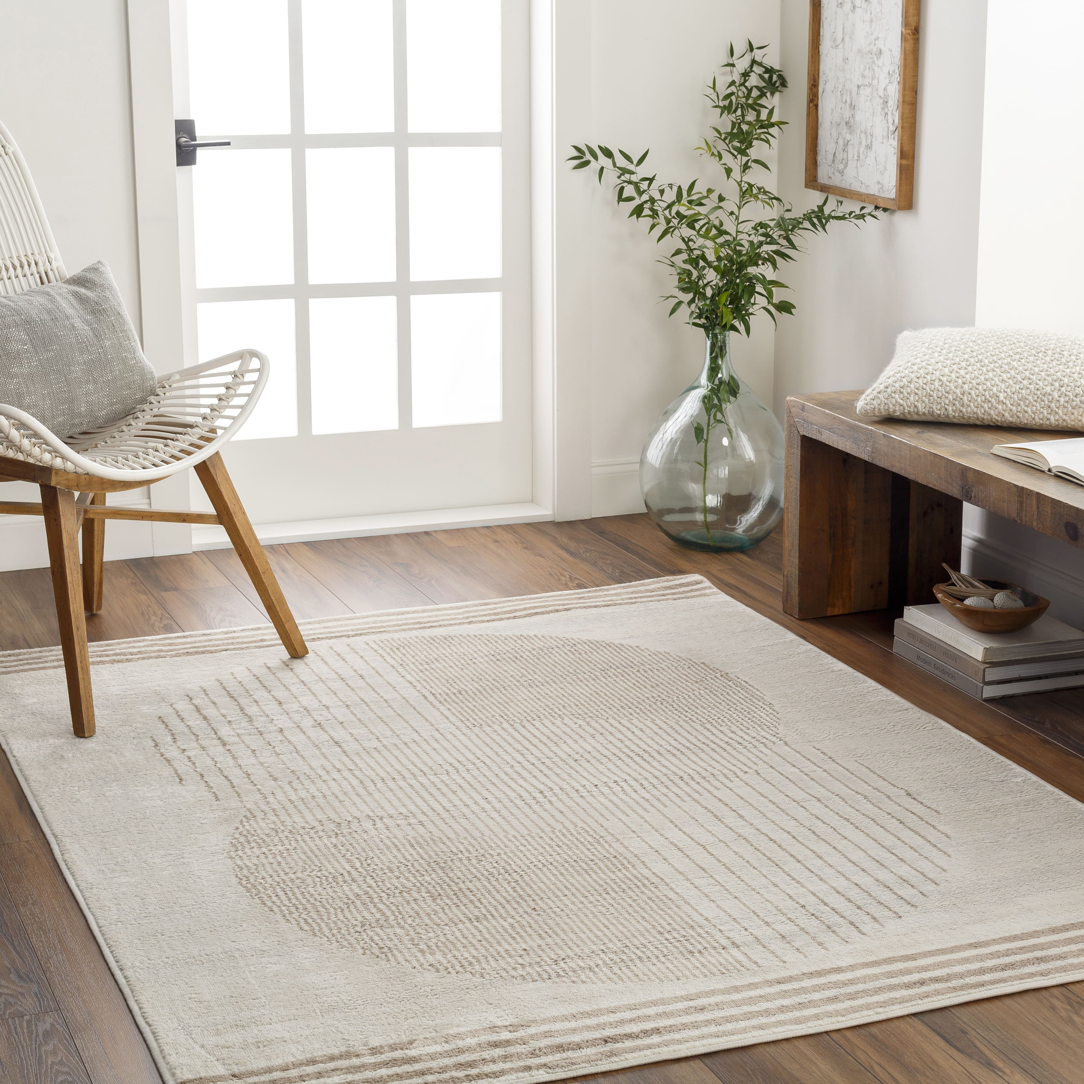 Mark&Day Area Rugs, 5x7 Lakin Modern Light Brown Area Rug (5'3" x 7'1 ...