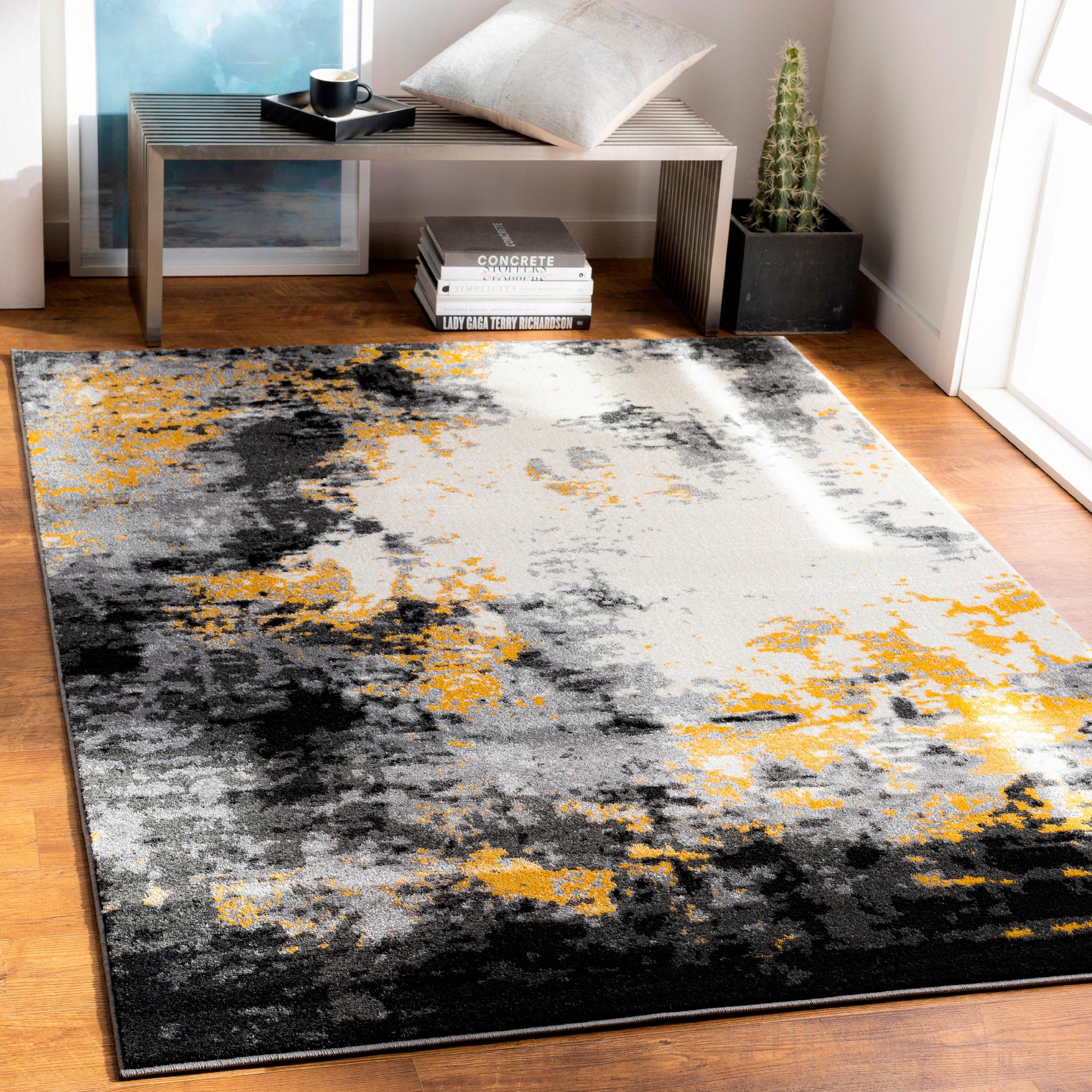 Loloi II Wynter WYN-07 Grey / Charcoal Oriental Area Rug 2'-6" x 7'-6 ...