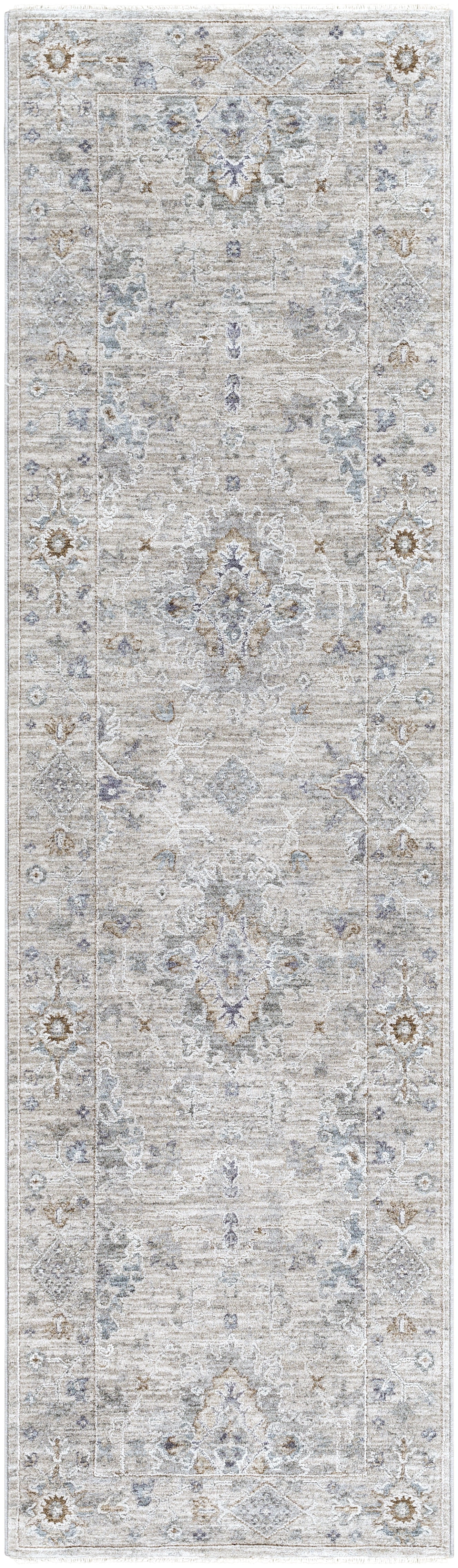Mark&Day Area Rugs, 5x7 Meerland Traditional Medium Gray Area Rug (5'3 ...
