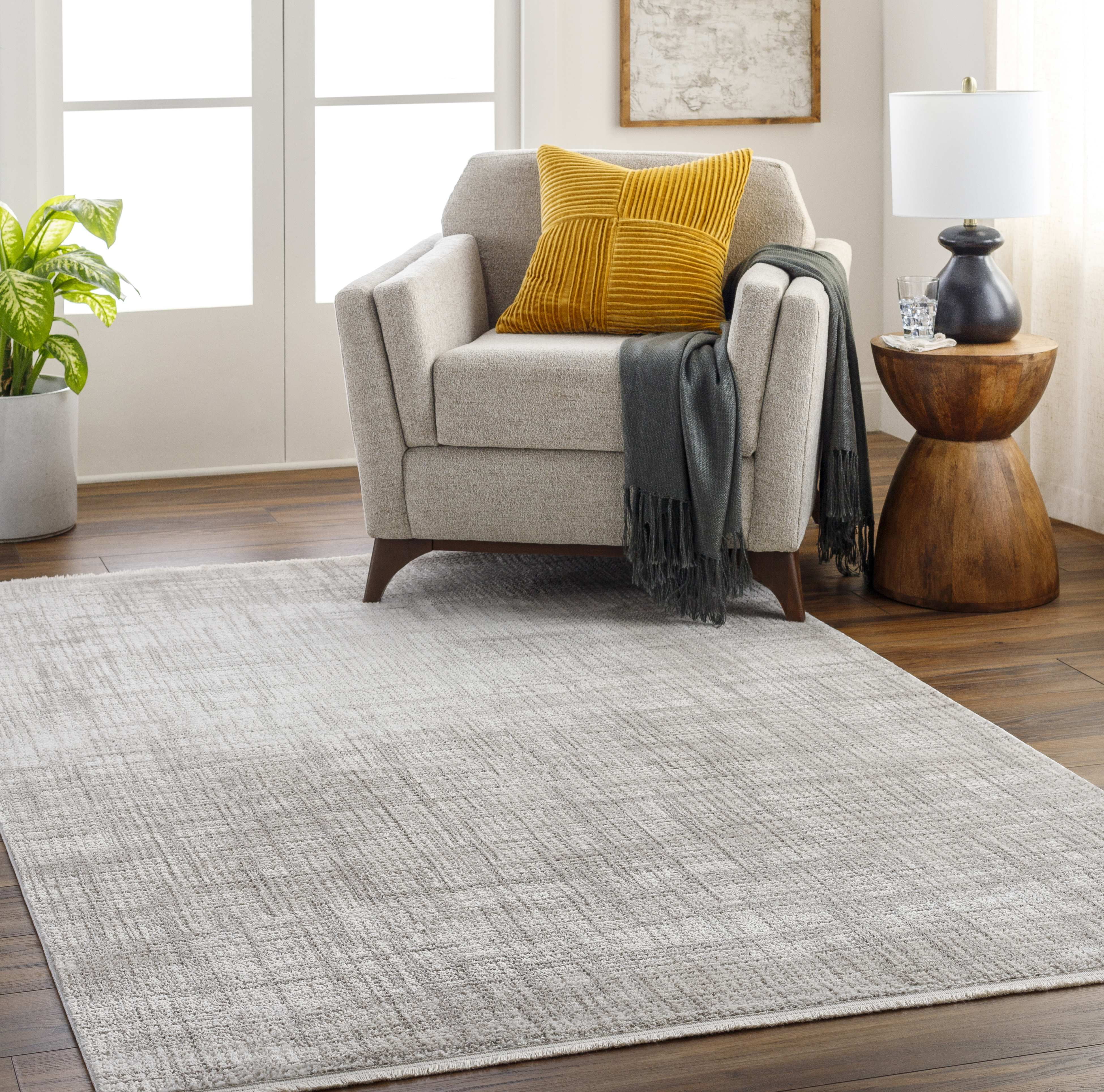 Mark&Day Area Rugs, 5x7 Said Modern Dark Brown Area Rug (5'3" x 7 ...