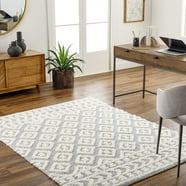 Mark&Day Wool Area Rugs, 2x4 Gratz Global Light Gray Area Rug (2'3" x 3 ...