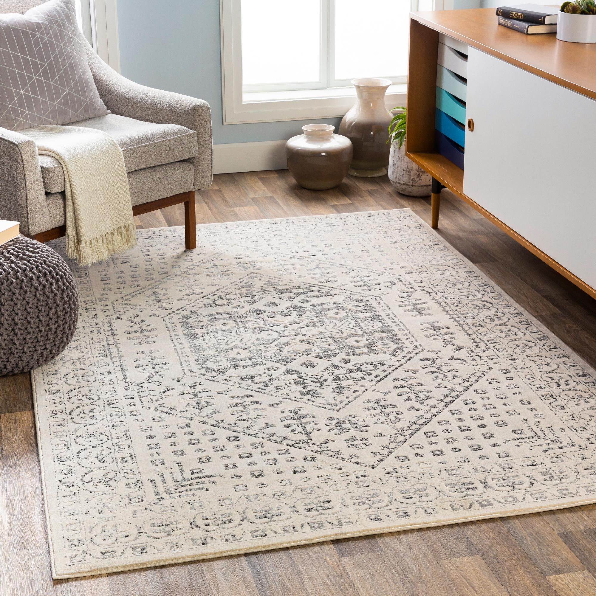 Mark&Day Area Rugs, 5x7 Warns Traditional Taupe Area Rug (5'3" x 7'3 ...