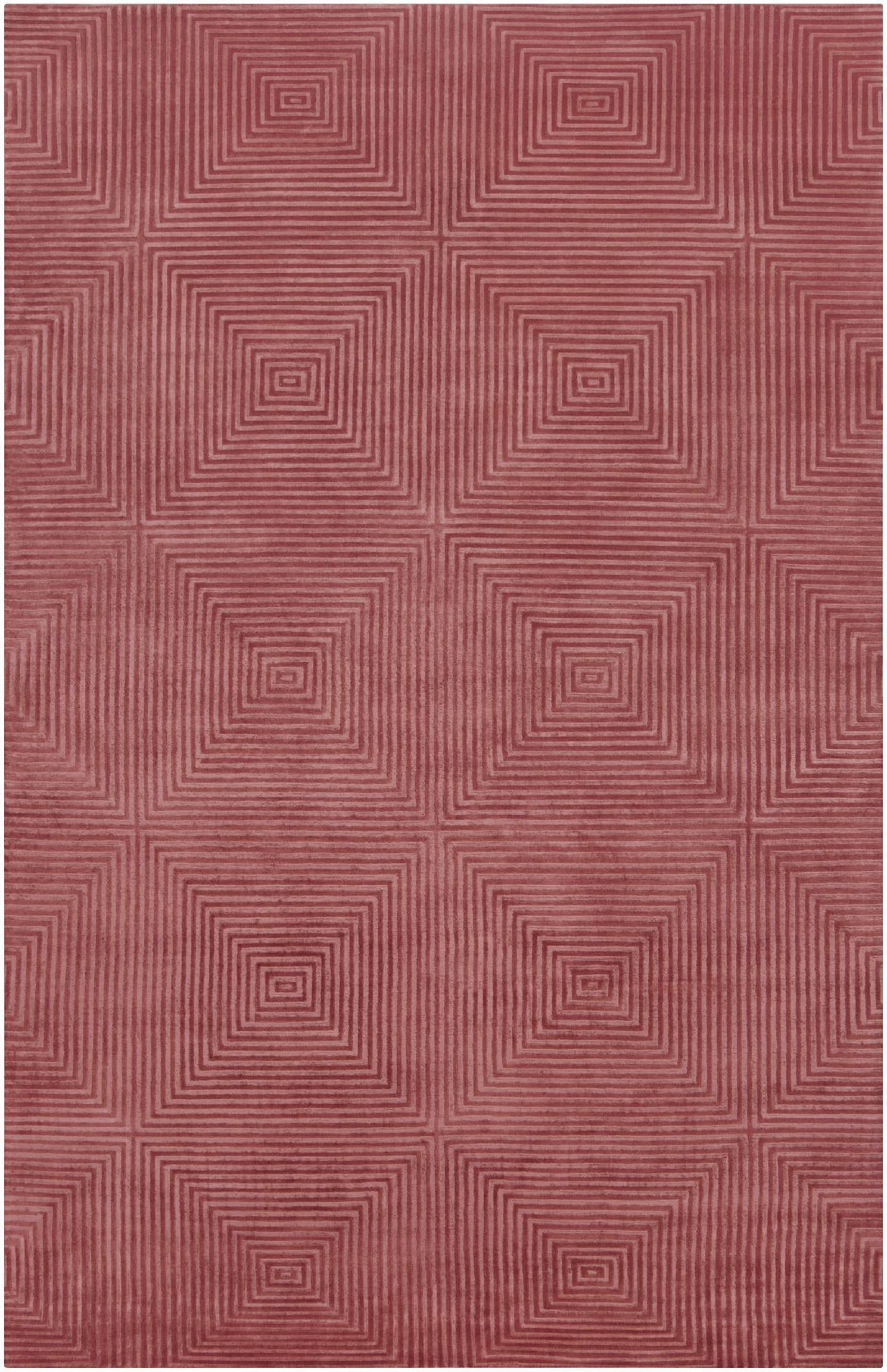 Mark&Day Area Rugs, 5x8 Laurens Modern Raspberry Area Rug (5' x 8 ...