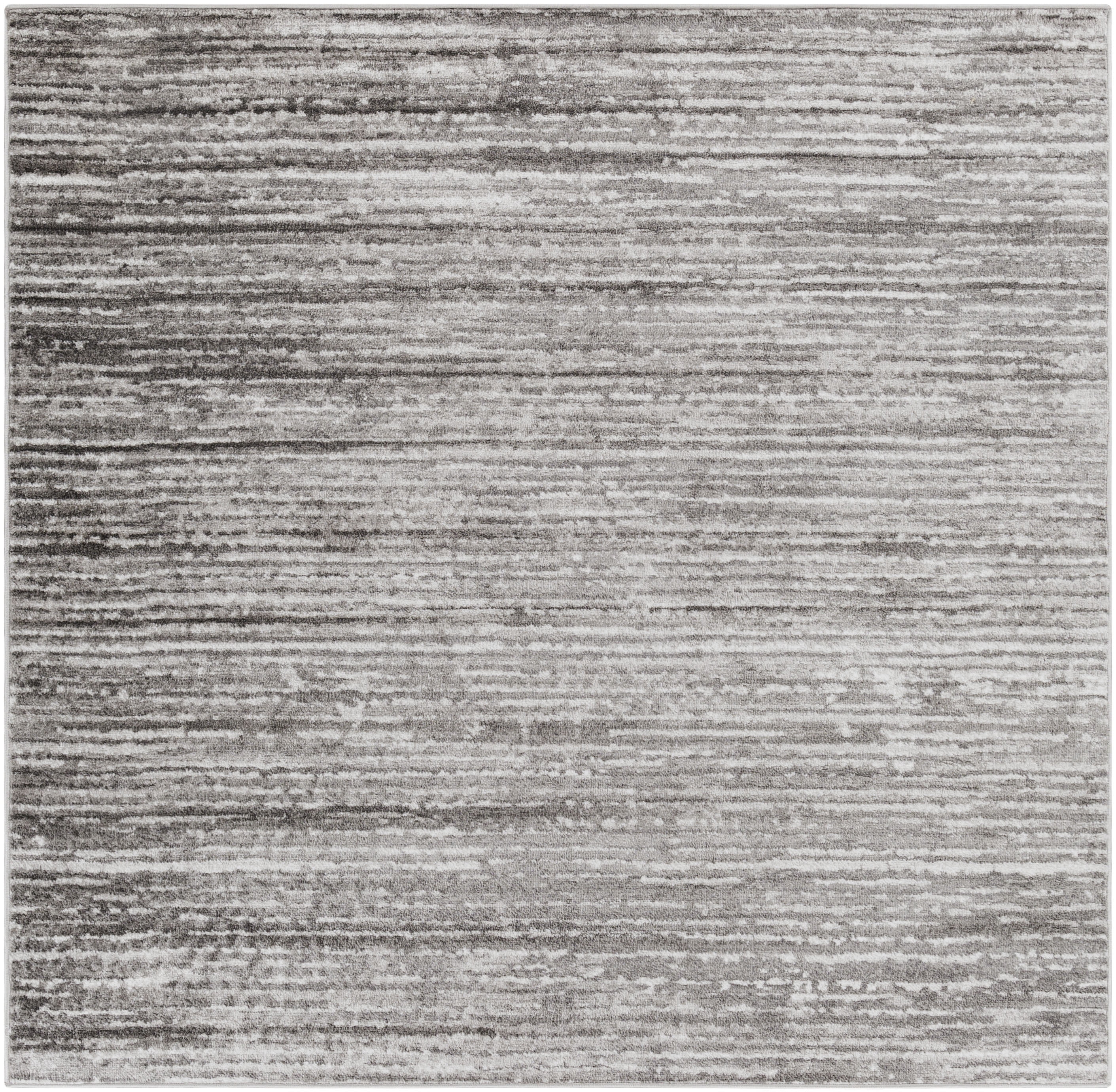 Mark&Day Area Rugs, 6x6 Delisle Modern Light Gray Square Area Rug (6'7 ...