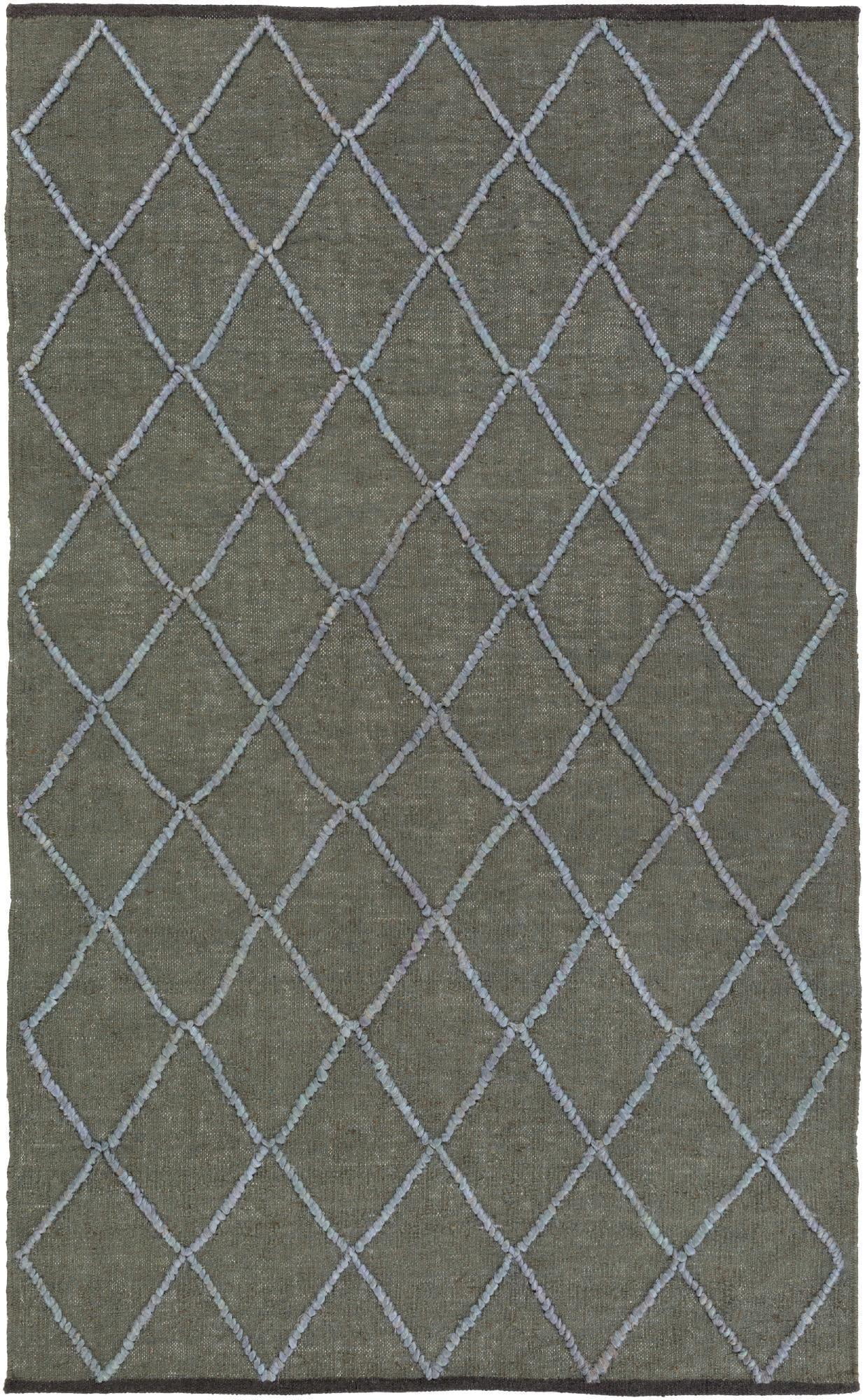 Mark&Day Jute Rugs, 6x9 Banff Cottage Olive/Slate Area Rug, Green Blue ...