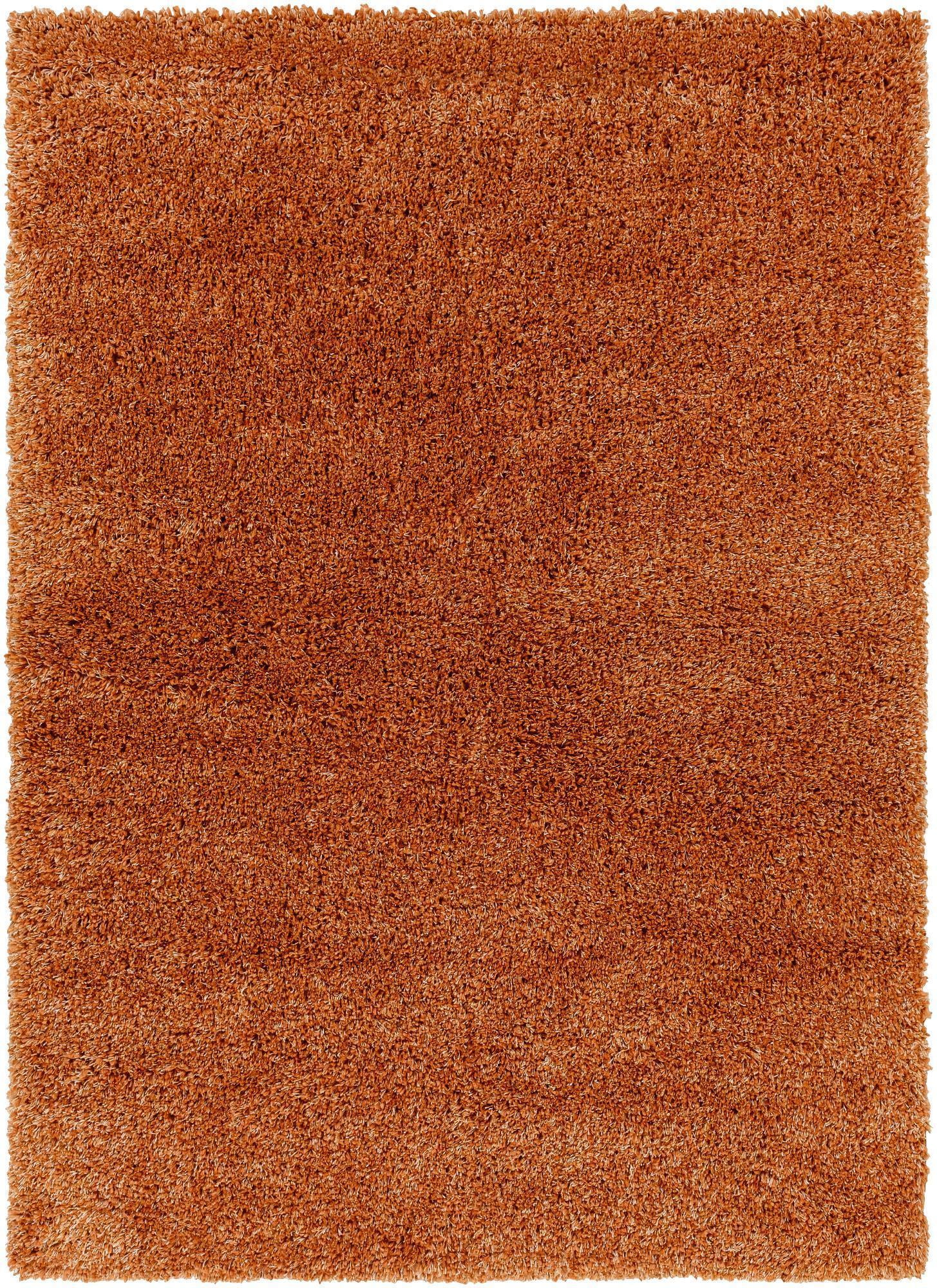 Mark&Day Area Rugs, 6x9 Elk River Modern Burnt Orange Area Rug (6'7" x ...