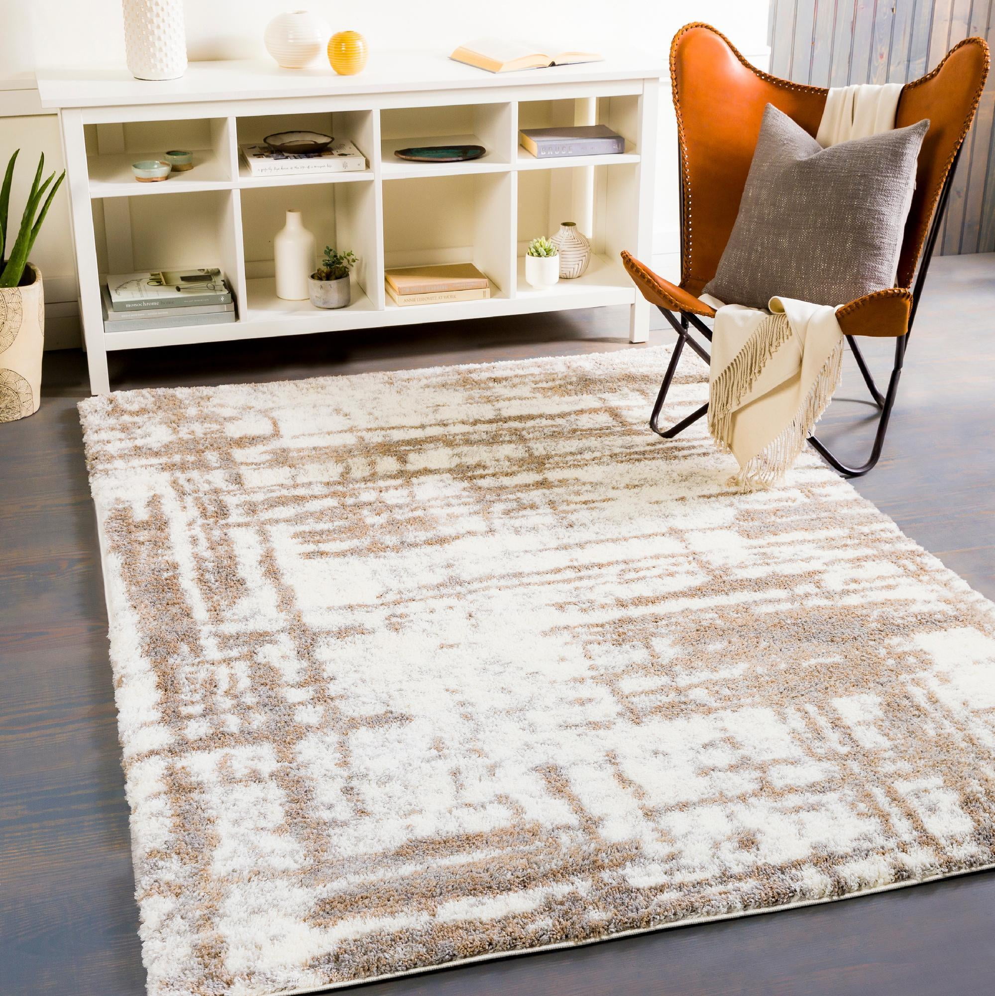 Mark&Day Area Rugs, 6x9 Katwoude Modern Camel Area Rug (6'7" x 9 ...