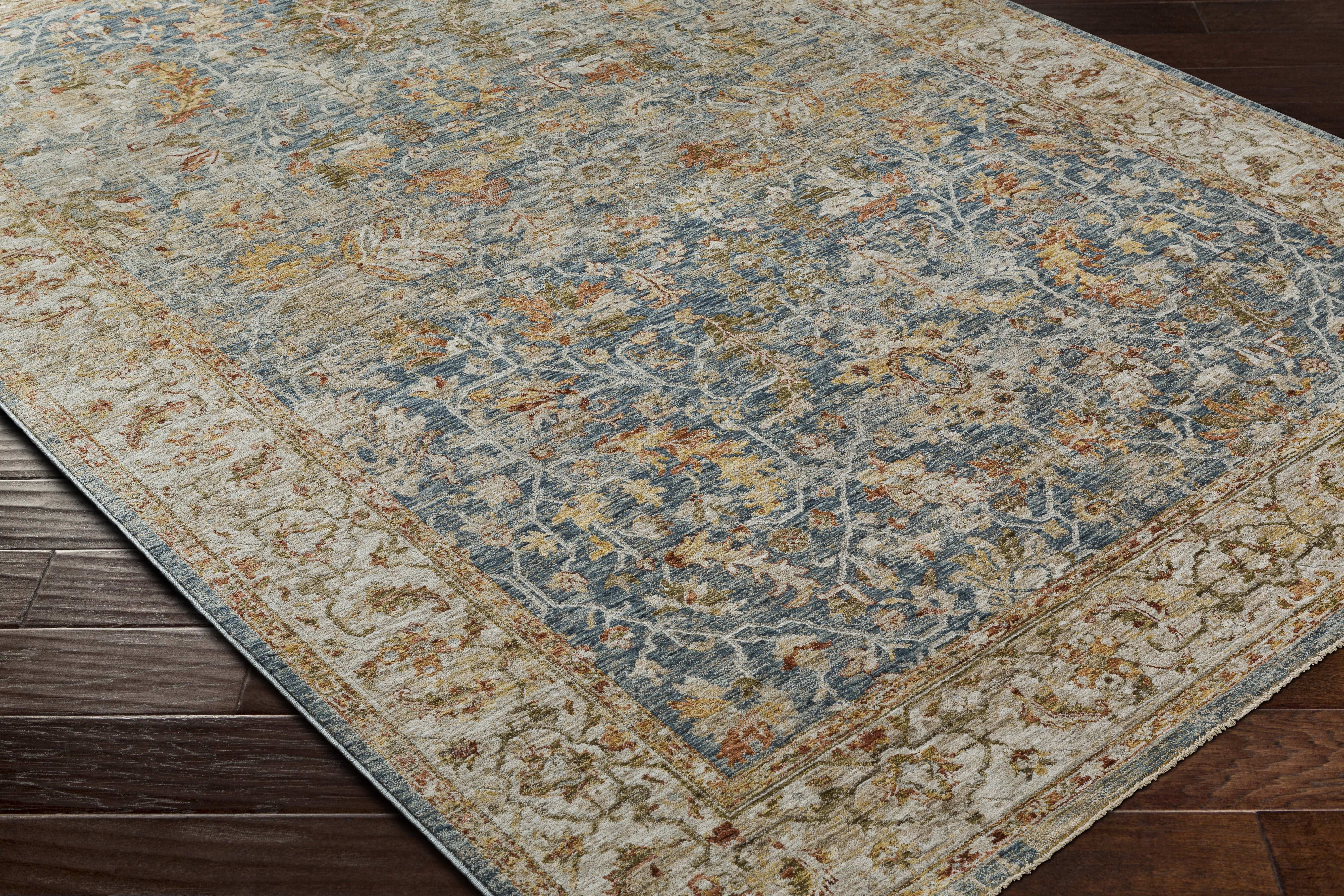 Mark&Day Area Rugs, 6x9 Kendrix Traditional Light Sage Burgundy Area ...