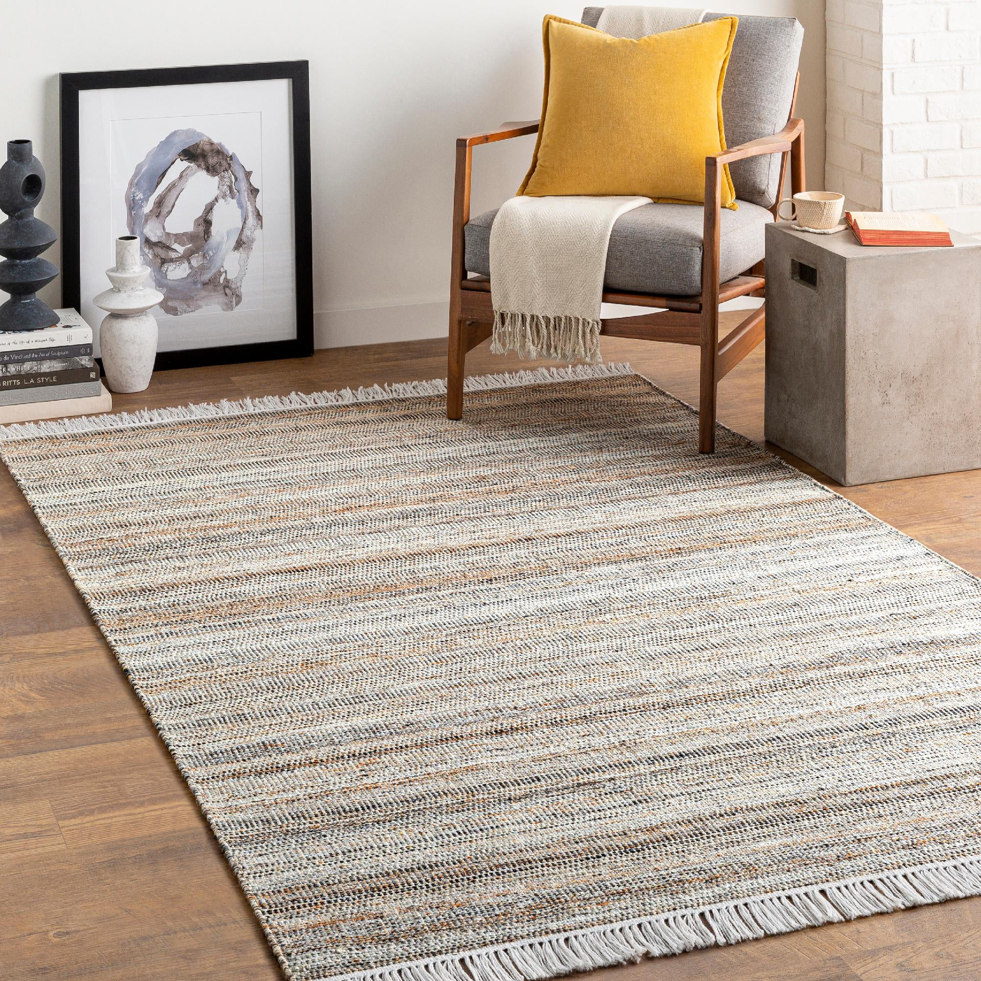 Mark&Day Area Rugs, 6x9 Psimolofou Modern Beige Area Rug (6' x 9 ...