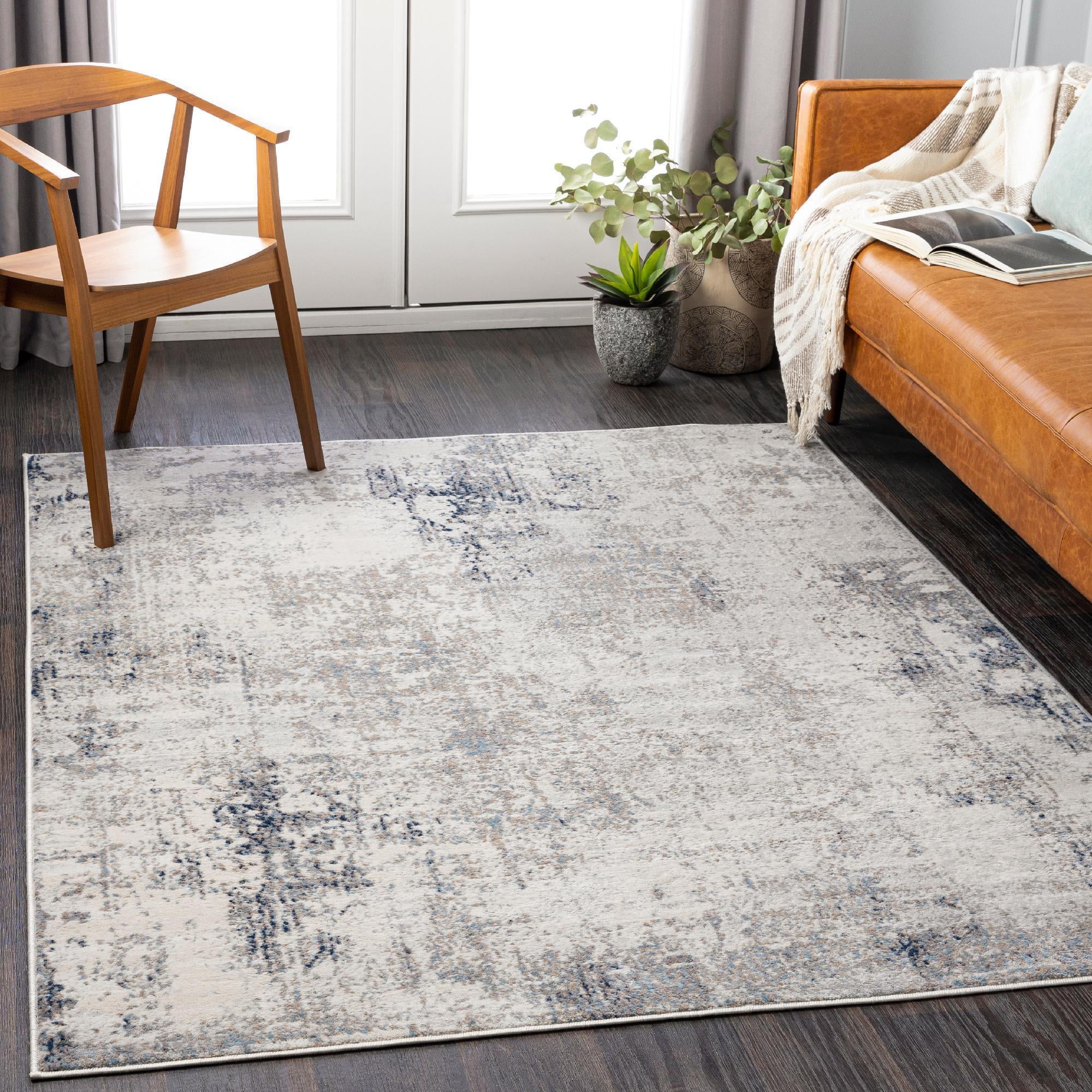 Mark&Day Area Rugs, 6x9 Vaesrade Modern Grey Area Rug (6'7" x 9 ...
