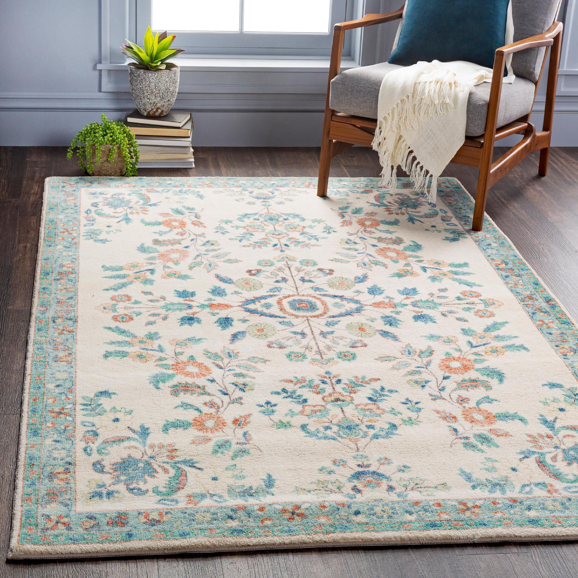 Mark&Day Area Rugs, 7x9 Heidveld Traditional Sage Area Rug (7'6" x 9'6 ...