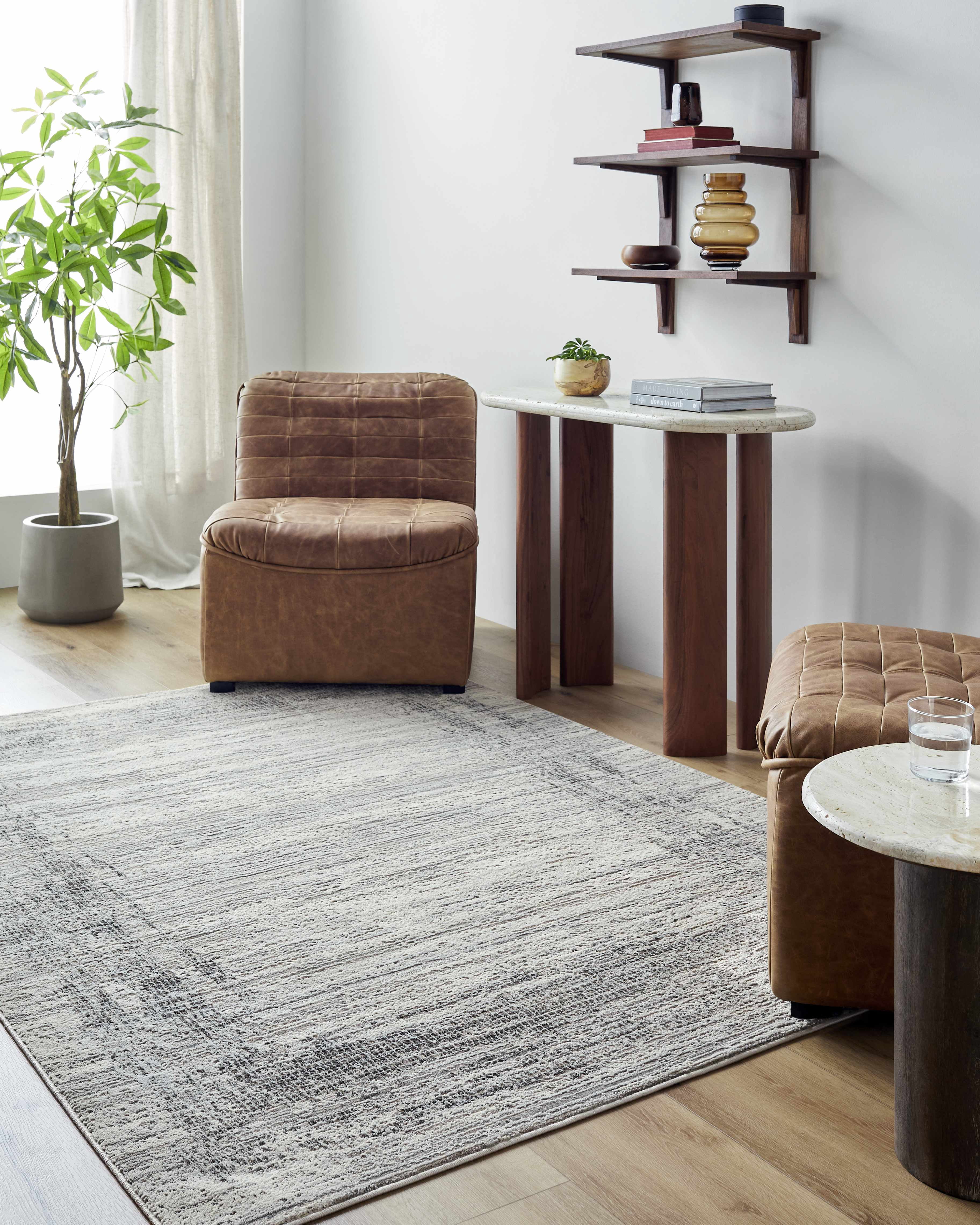 Mark&Day Area Rugs, 7x9 Maja Rustic Light Gray Area Rug, Grey Beige ...