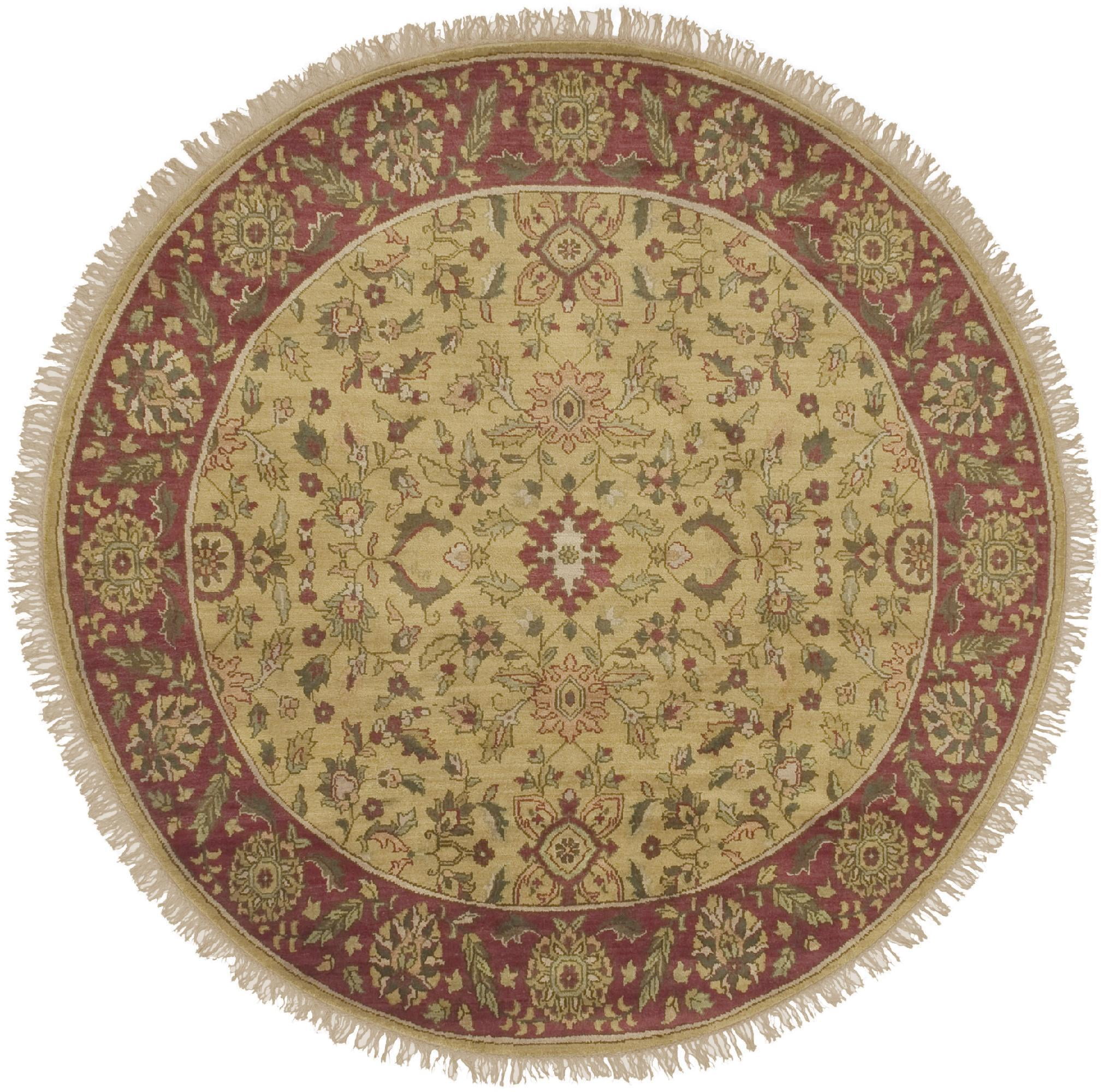 Mark&Day Area Rugs, 8ft Round Bowersville Traditional Tan Area Rug (8 ...