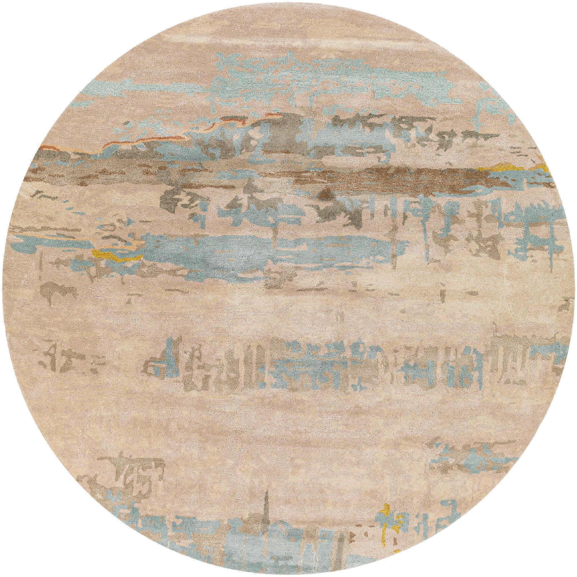 Mark&Day Area Rugs, 8ft Round Olney Modern Taupe Area Rug (8' Round ...