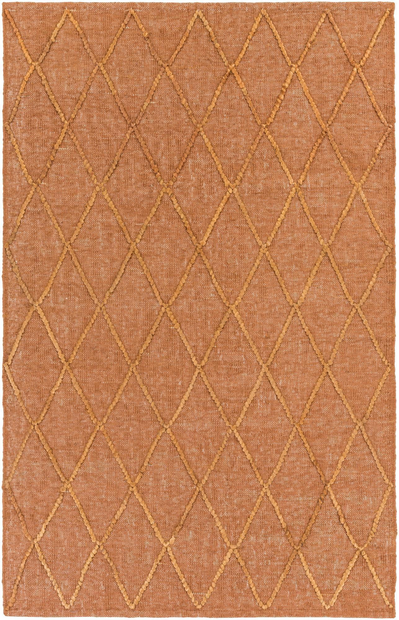Mark&Day Jute Rugs, 8x10 Banff Cottage Camel/Burnt Orange Area Rug ...