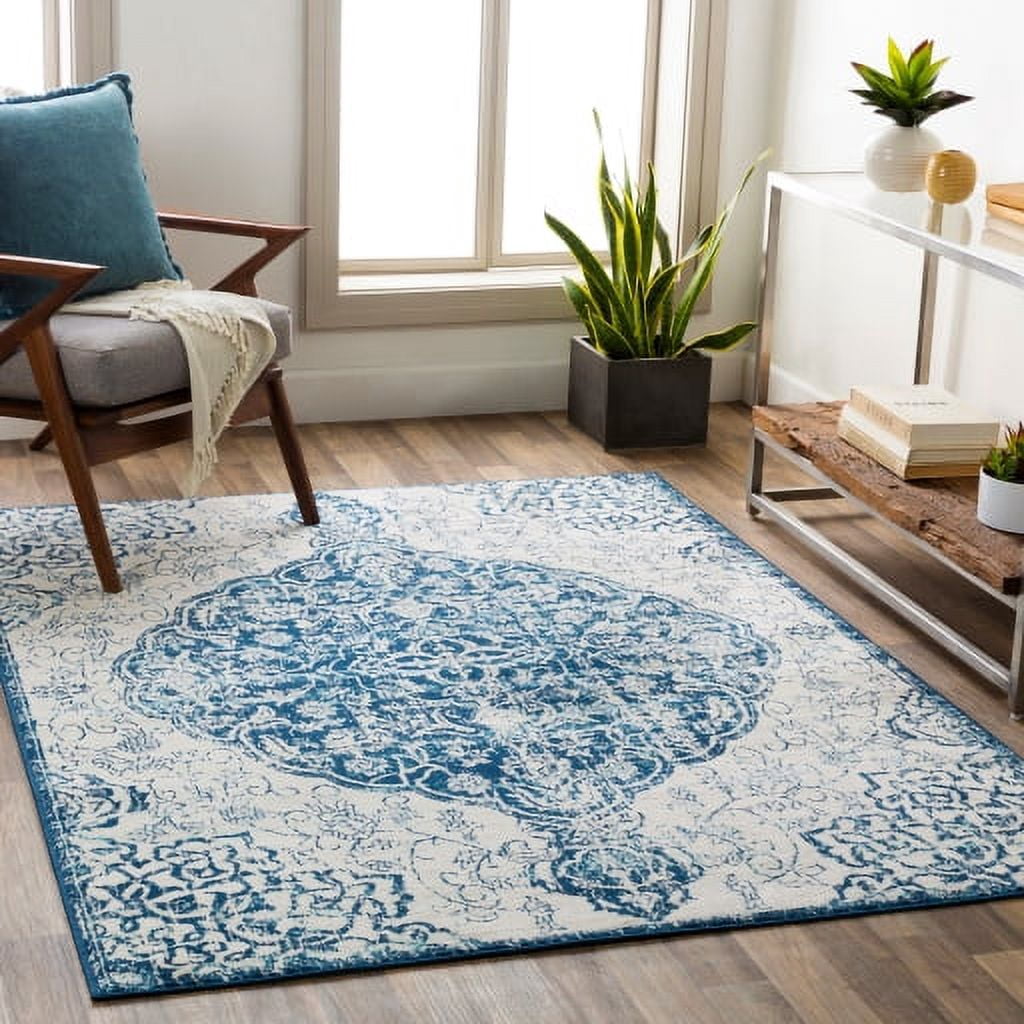 Mark&Day Area Rugs, 8x10 Cornjum Traditional Denim Area Rug (7'10" x 10 ...