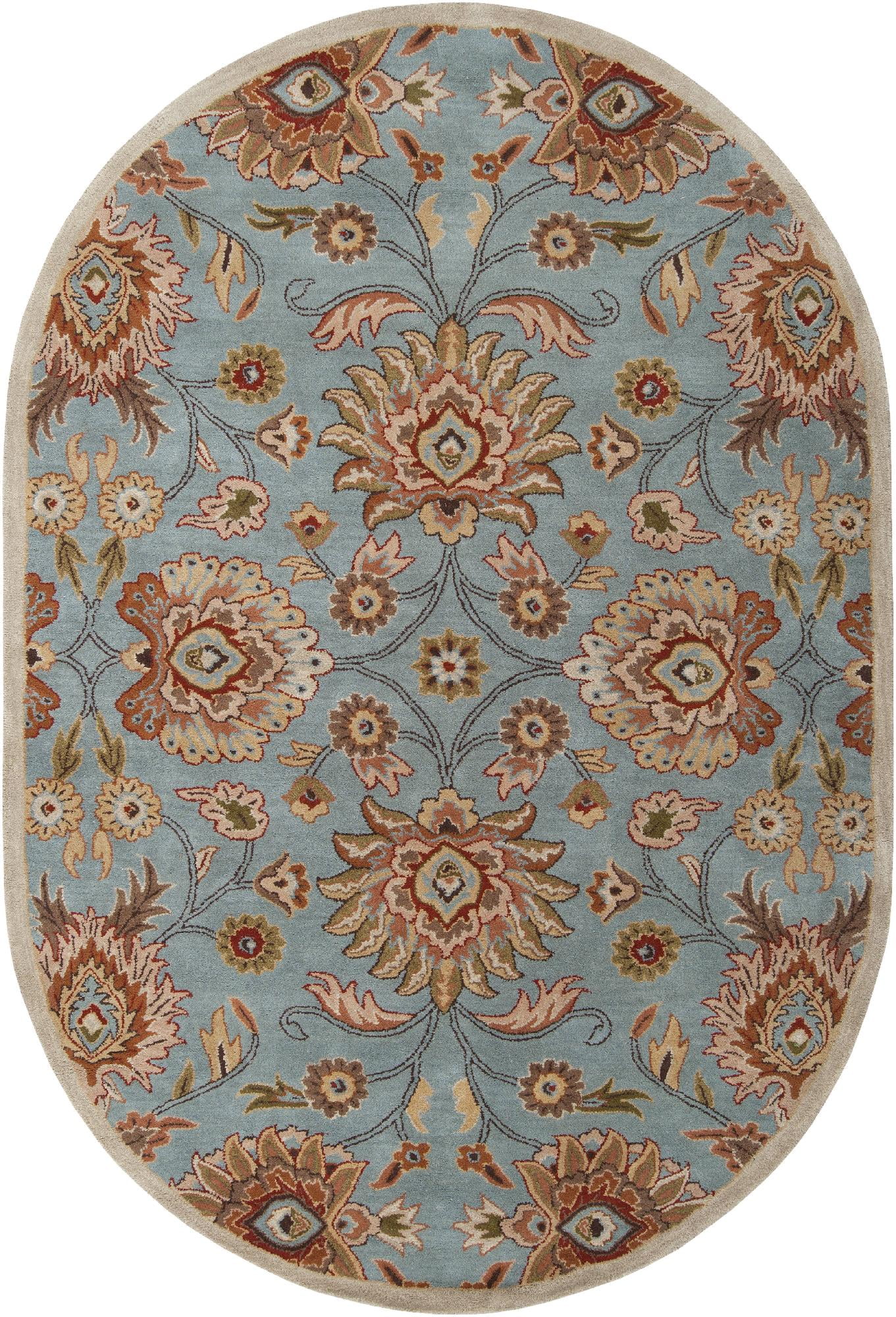 Mark&Day Area Rugs, 8x10 Eckville Traditional Brick Oval Area Rug (8' x ...
