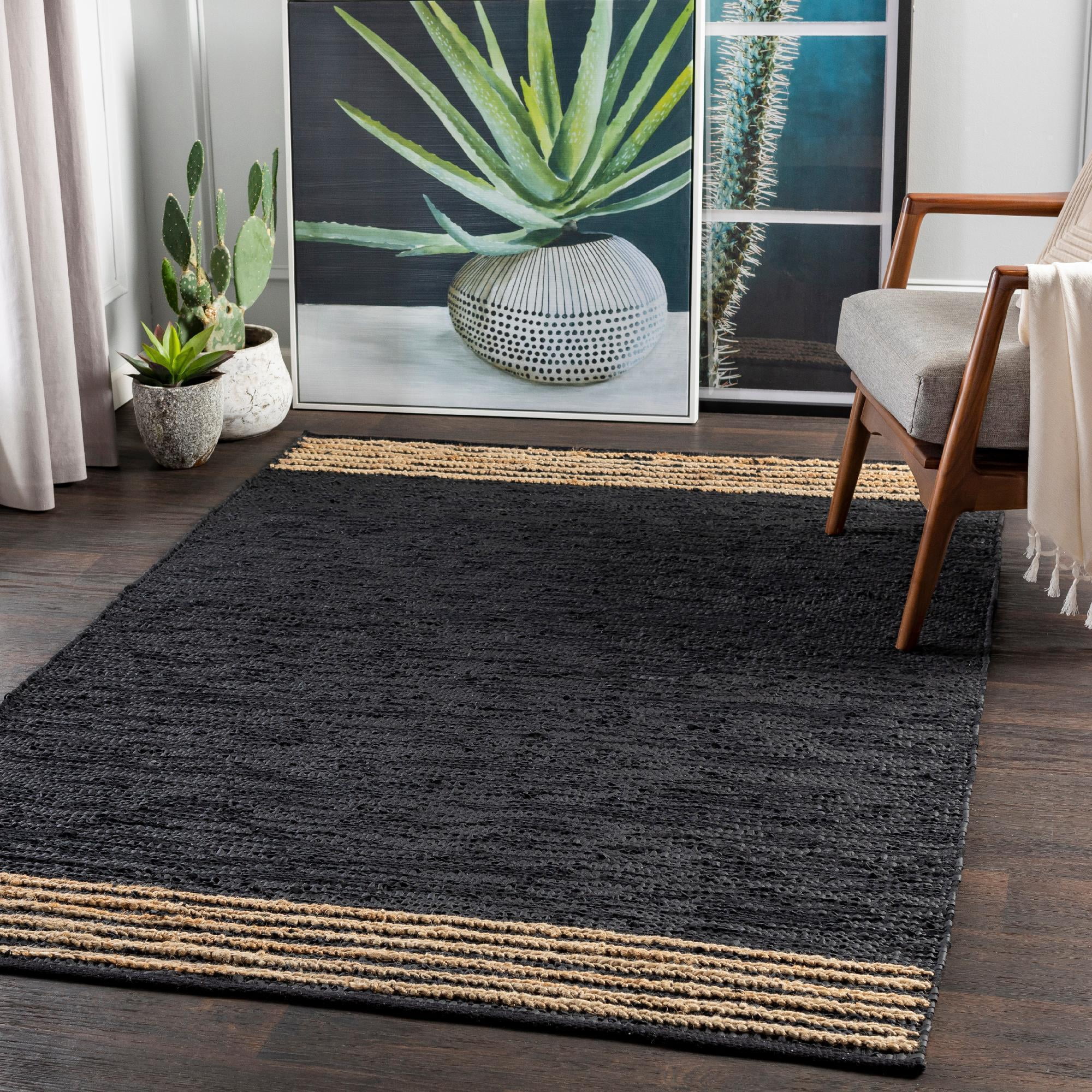 Mark&Day Area Rugs, 8x10 Poeldonk Rustic Black Area Rug (8' x 10 ...