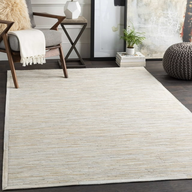 Mark&Day Area Rugs, 8x10 Sassari Modern White Area Rug (8' x 10 ...