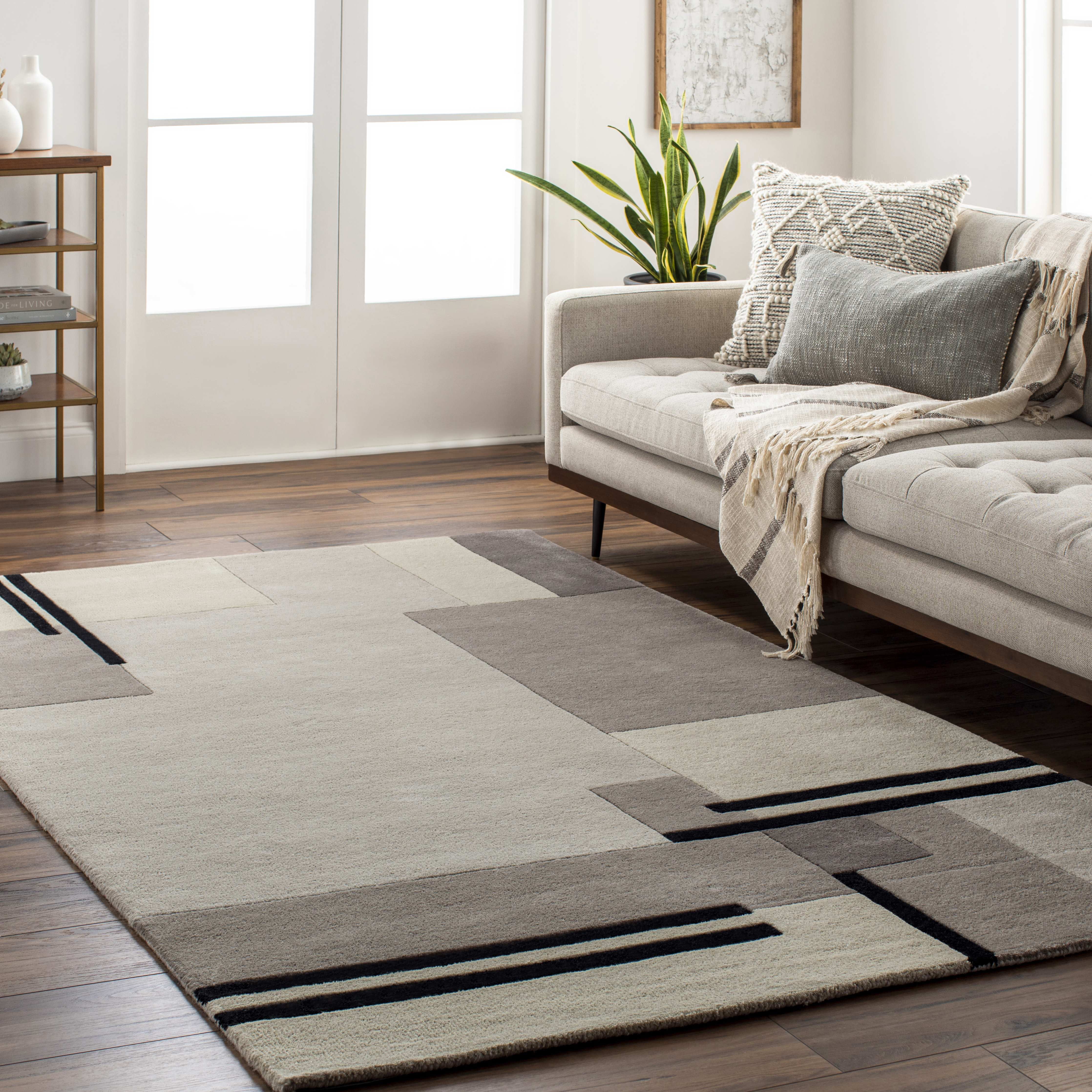 Mark&Day Area Rugs, 8x10 Schadijk Modern Brown Area Rug (8' x 10 ...