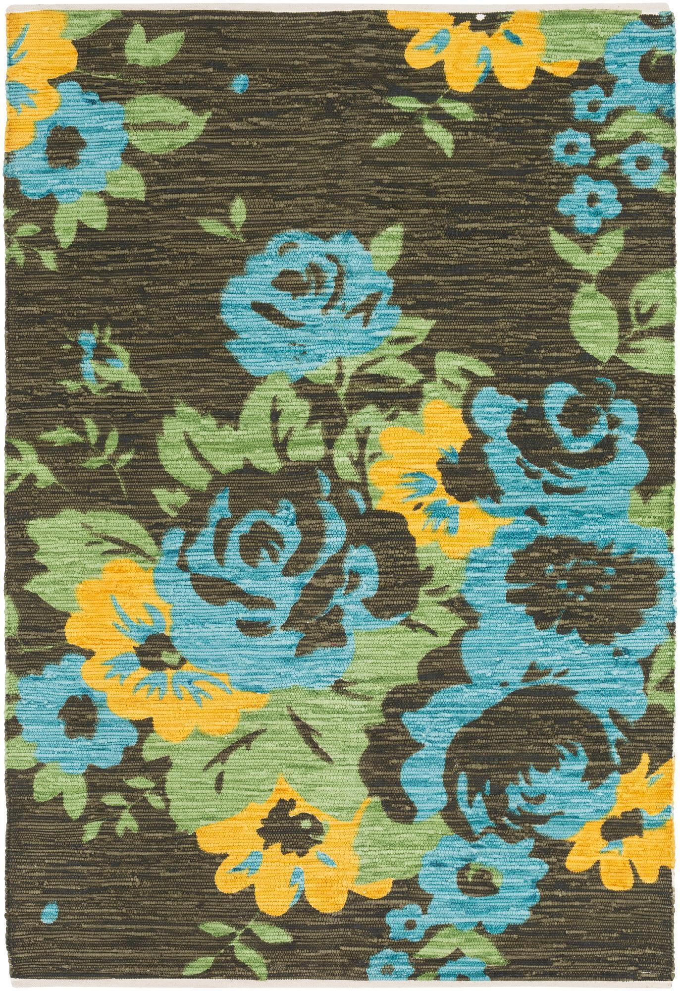 Mark&Day Area Rugs, 8x11 DeSoto Modern Green Brown Blue Area Rug (8' x ...